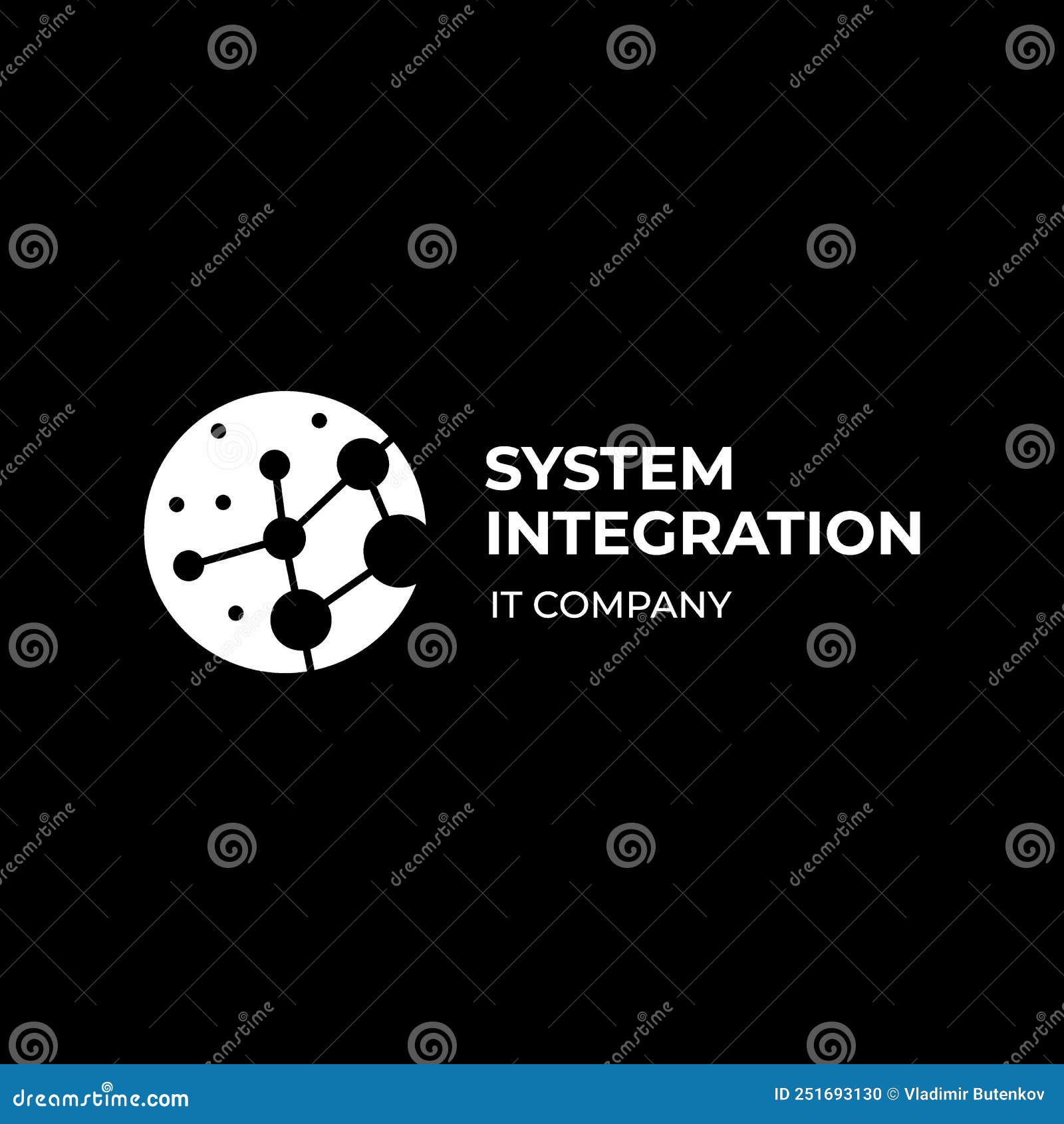 Vector Logo of a System Integration Company Stock Vector - Illustration ...