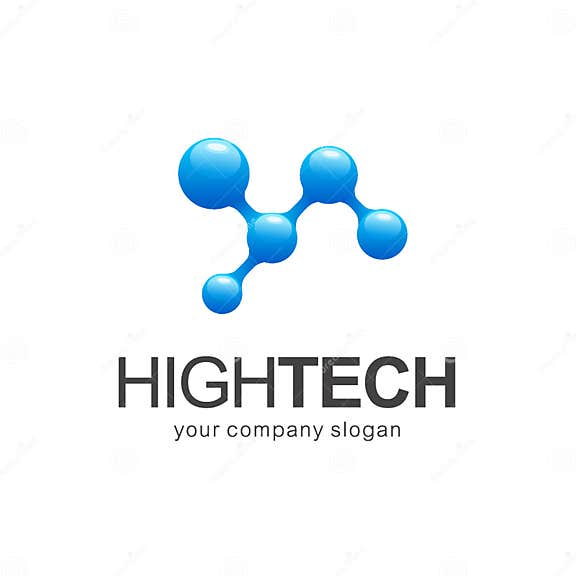 Vector Logo Template. High Technology Stock Vector - Illustration of ...