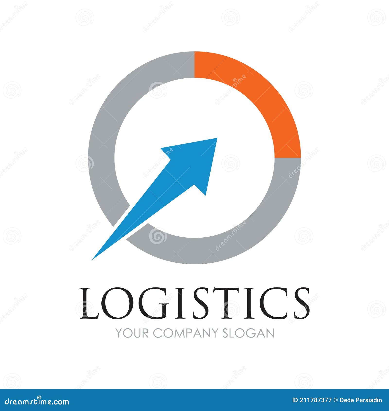 Vector Logo Template for Logistics and Delivery Company Stock Vector ...