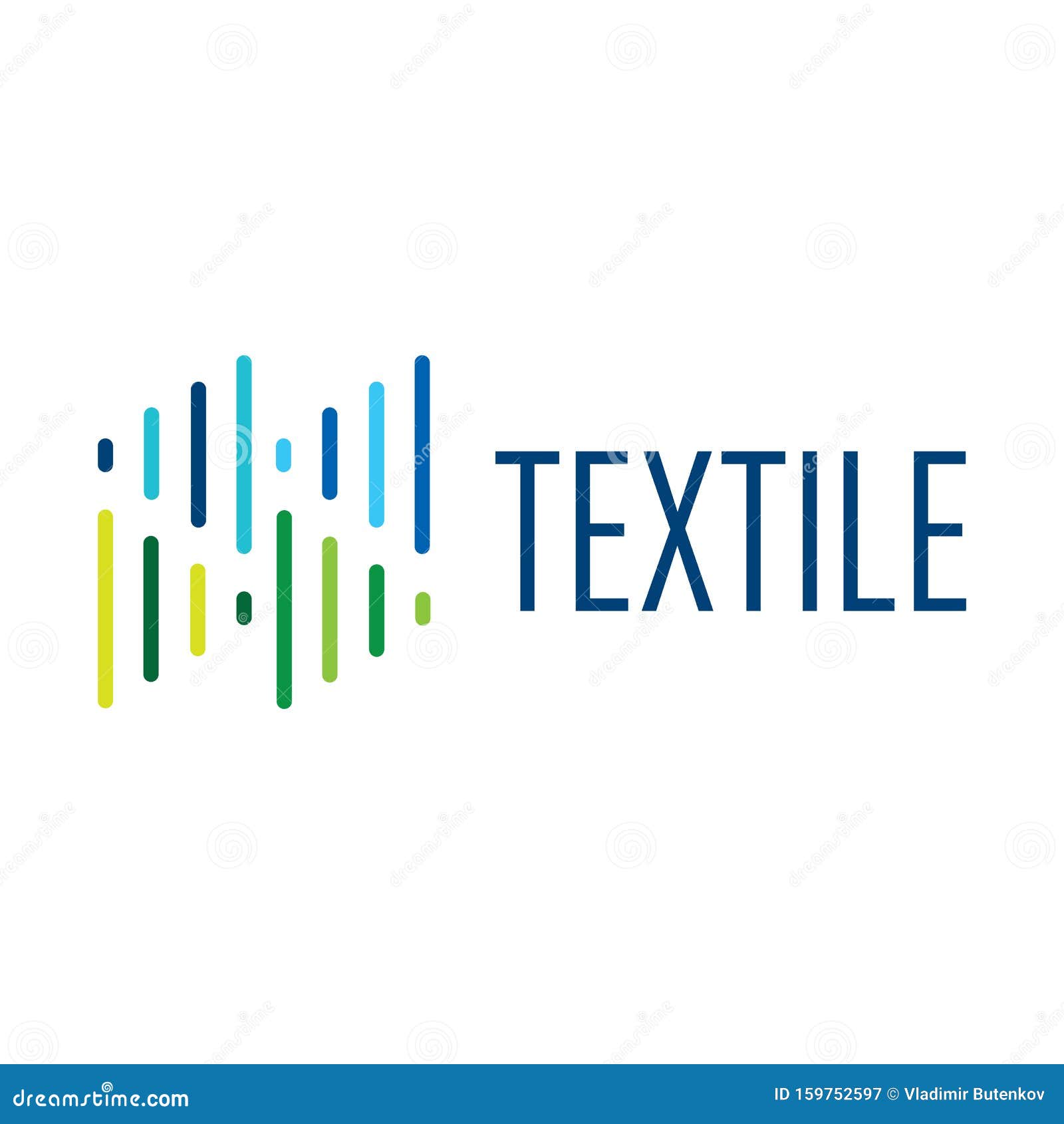 Vector Logo of Textile Fabric and Sewing Stock Illustration ...