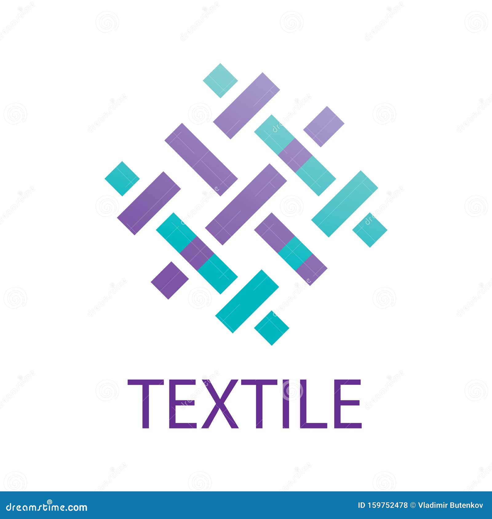 Vector Logo of Textile Fabric and Sewing Stock Illustration ...