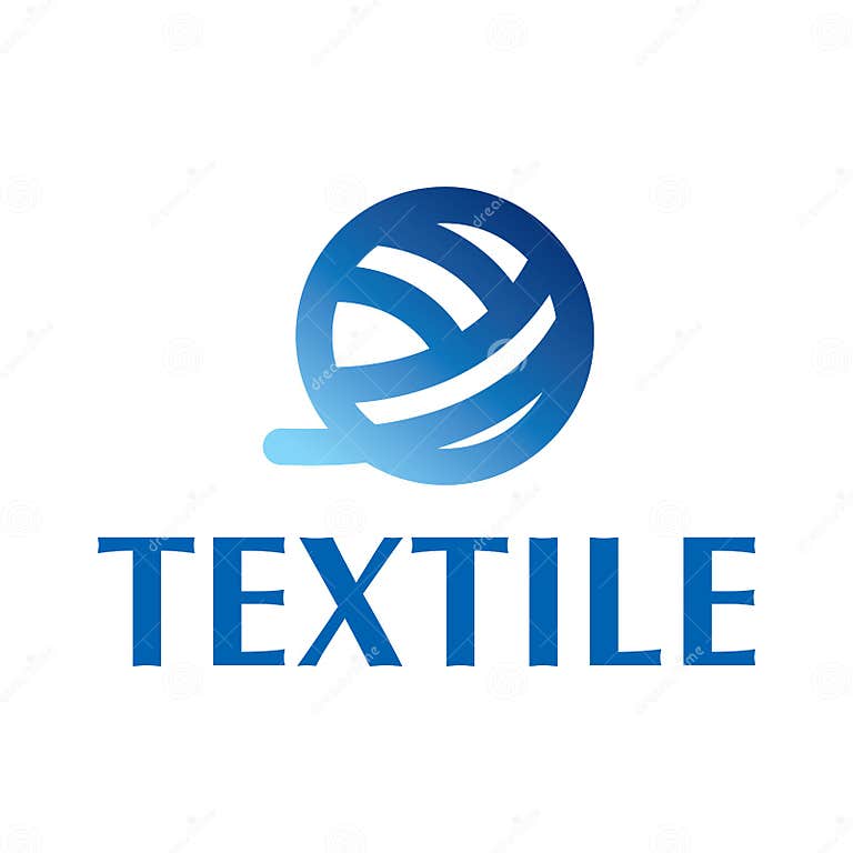 Vector Logo of Textile Fabric and Sewing Stock Illustration ...