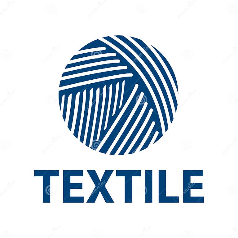 Vector Logo of Textile Fabric and Sewing Stock Illustration ...