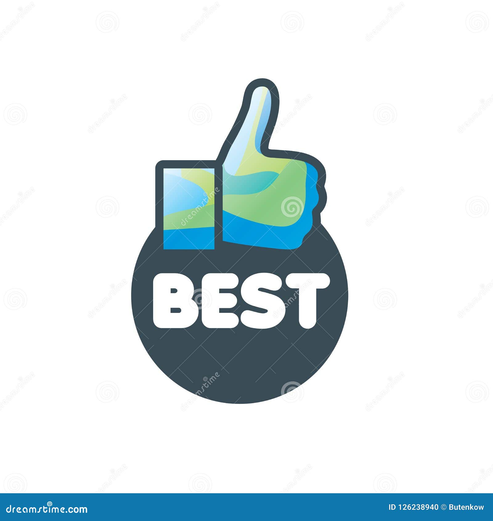 Vector logo like stock vector. Illustration of icon - 126238940
