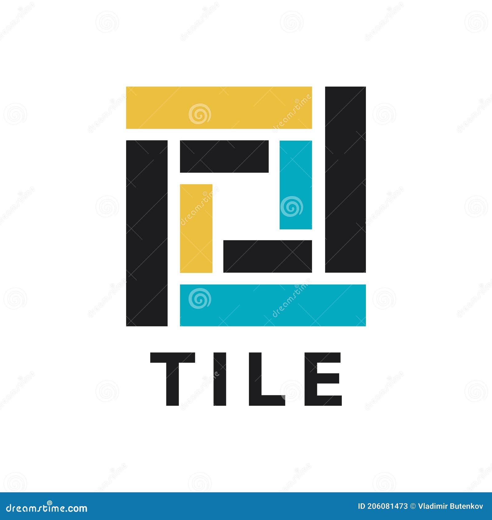 Vector Logo of Tiles, Floors and Repairs Stock Illustration ...