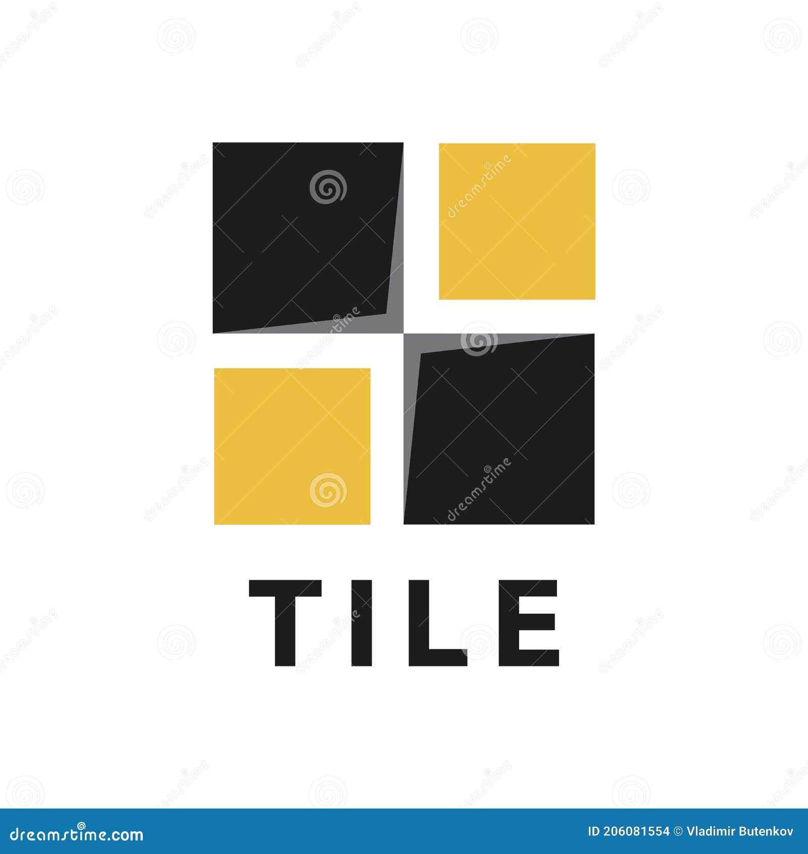 Vector Logo of Tiles, Floors and Repairs Stock Illustration ...