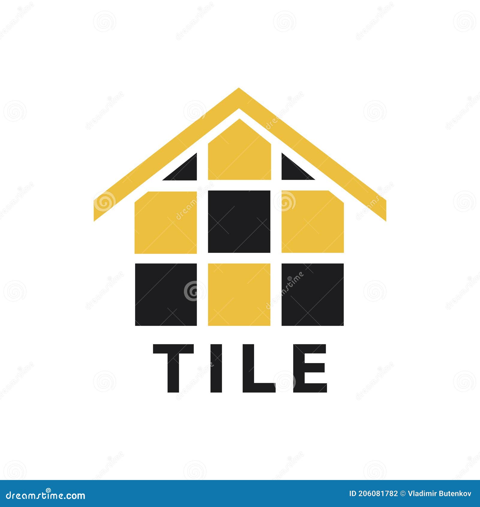Vector Logo of Tiles, Floors and Repairs Stock Illustration ...