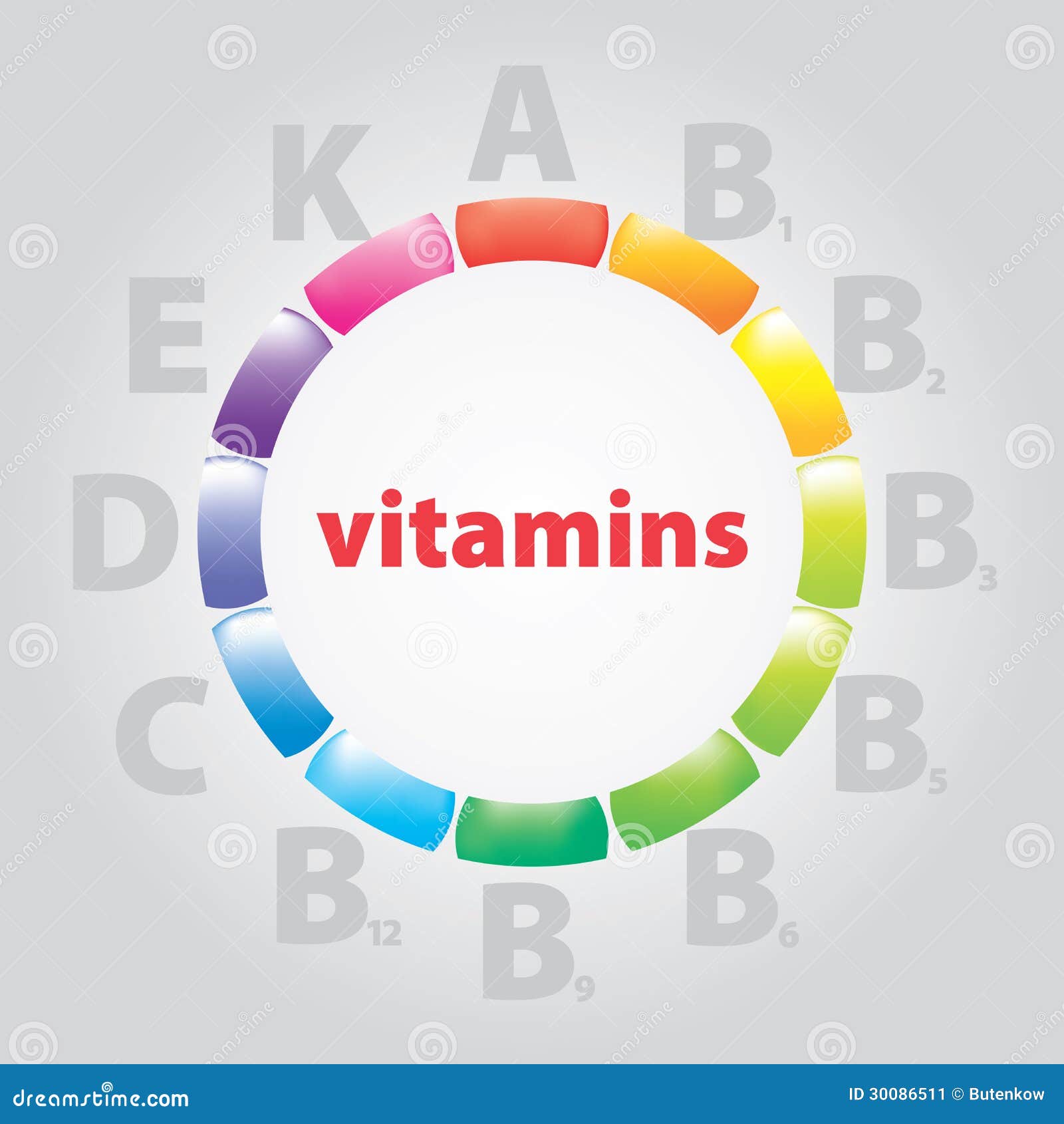 Logo Vitamins and Nutrition Stock Vector - Illustration of design ...