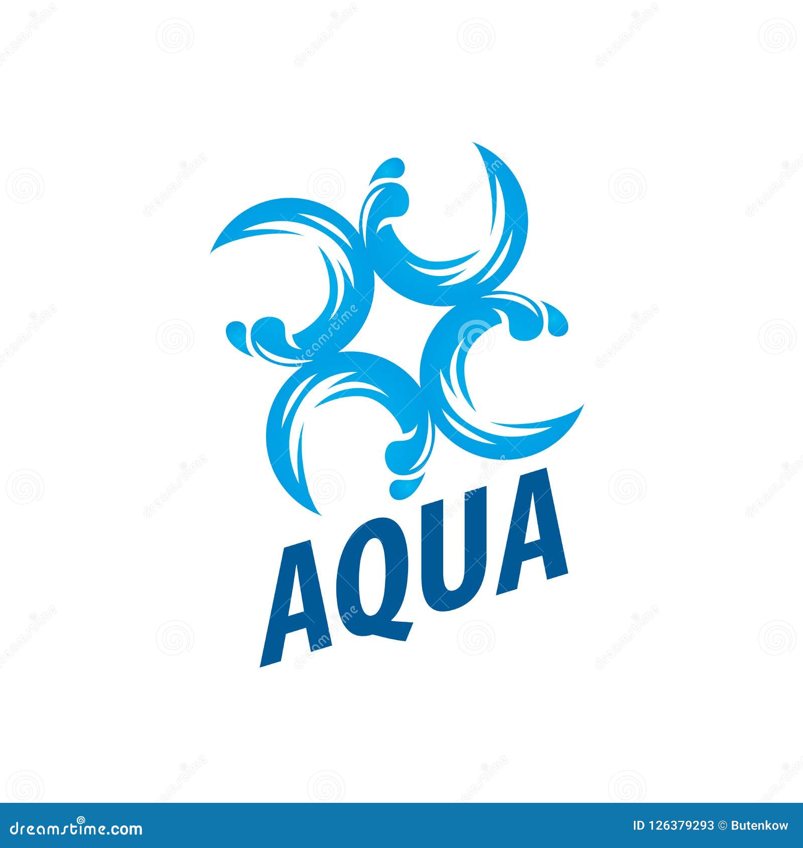 Vector logo water stock vector. Illustration of filter - 126379293