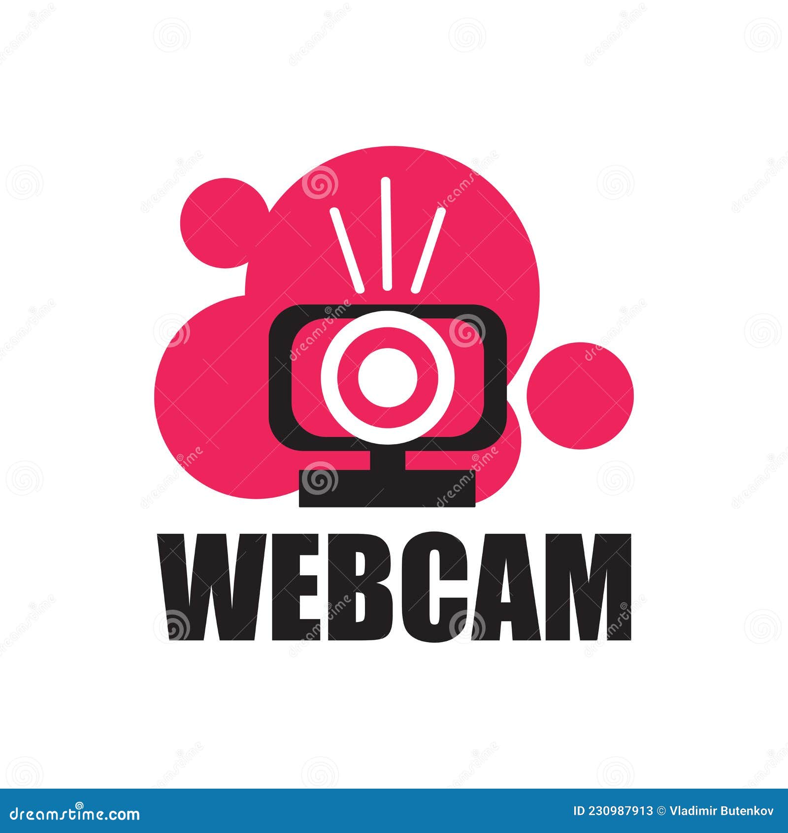 Vector Logo of Webcam Studio, Sex and Private Chat Stock Vector - Illustration of digital, live ...