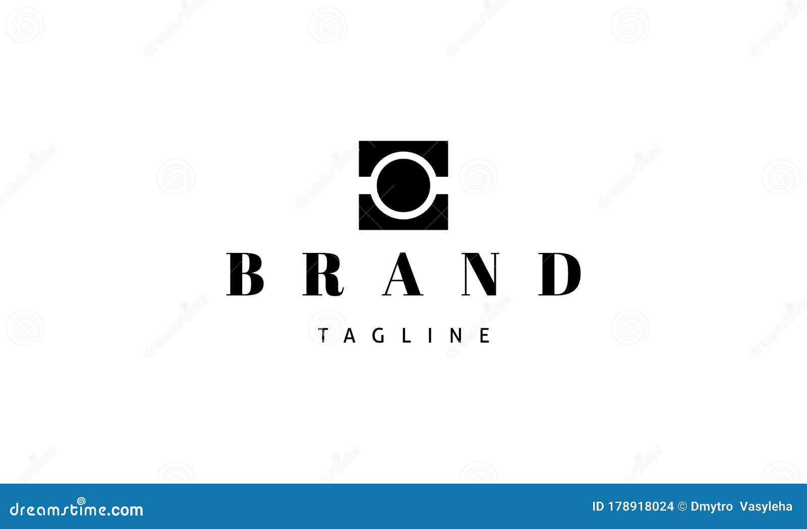 Vector Logo on Which the Abstract Image of the Bearing. Stock Vector ...