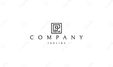 Vector Logo on Which the Abstract Image 2 of the Letter R in a Square ...