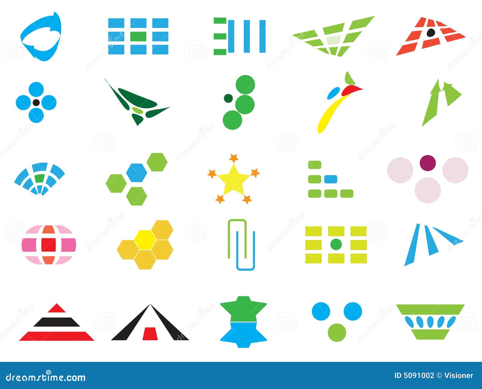 Vector logos and elements stock vector. Illustration of arrow - 5091002