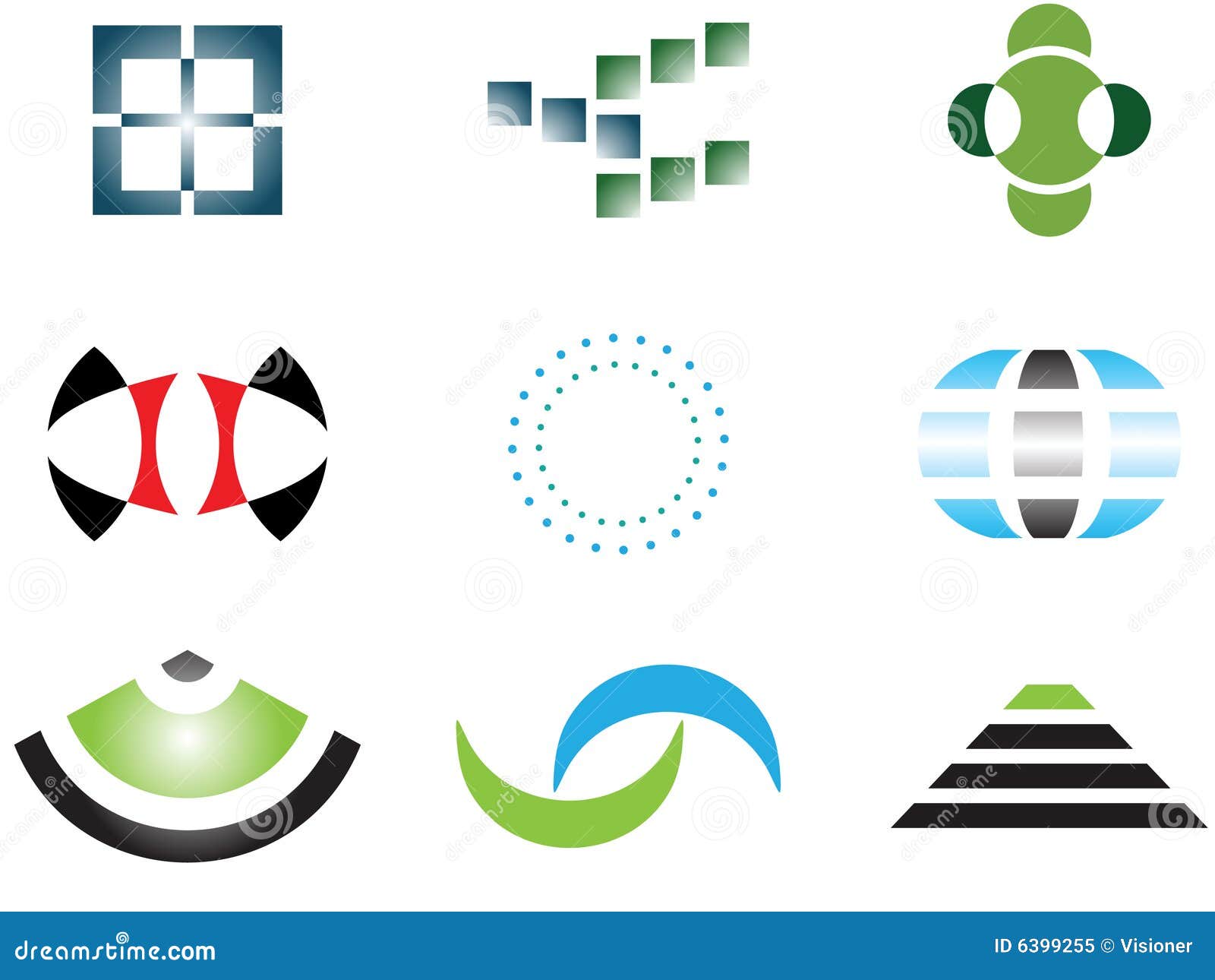 Vector logos and elements stock vector. Illustration of emblem - 6399255