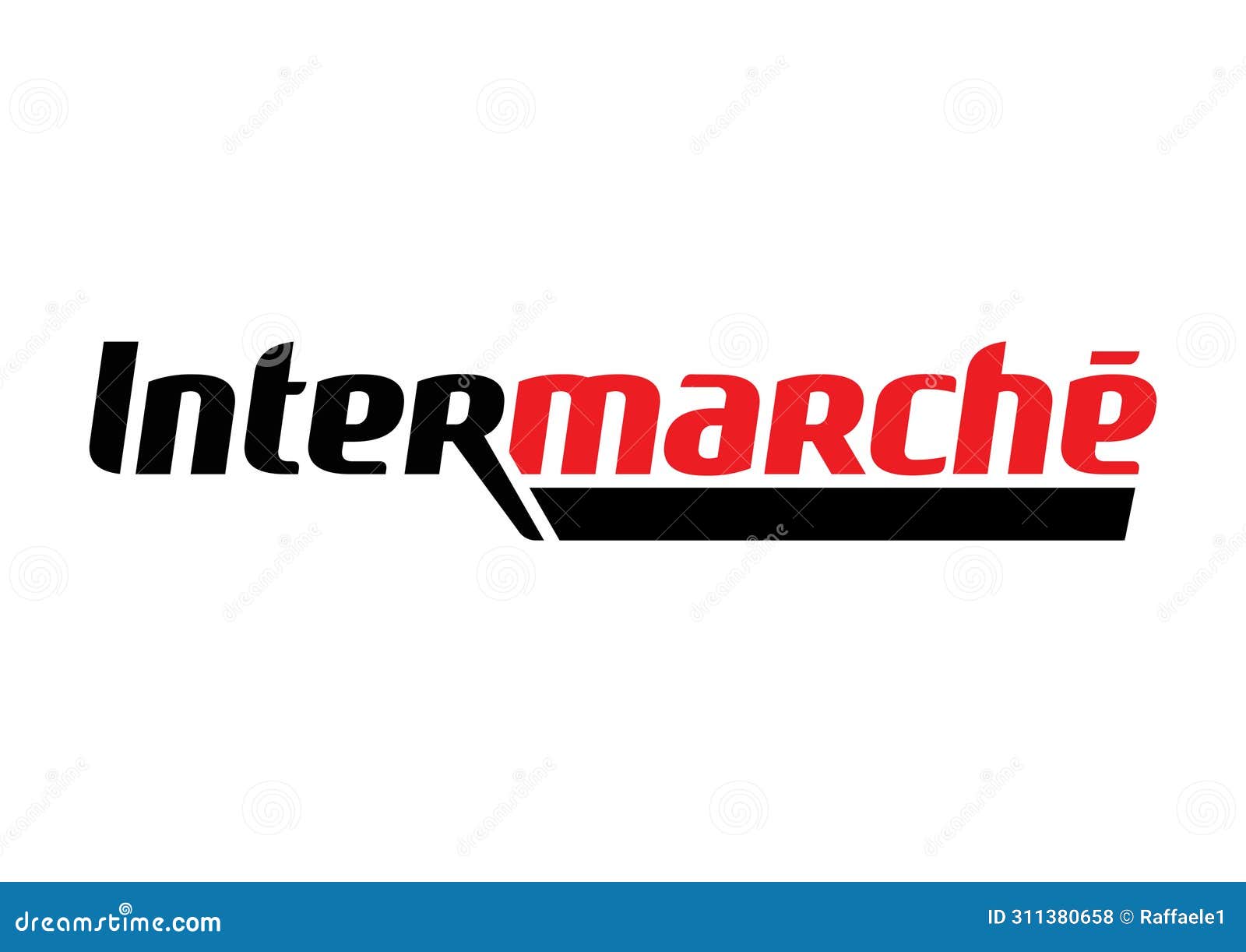 InterMarche Logo stock illustration. Illustration of intermarche ...