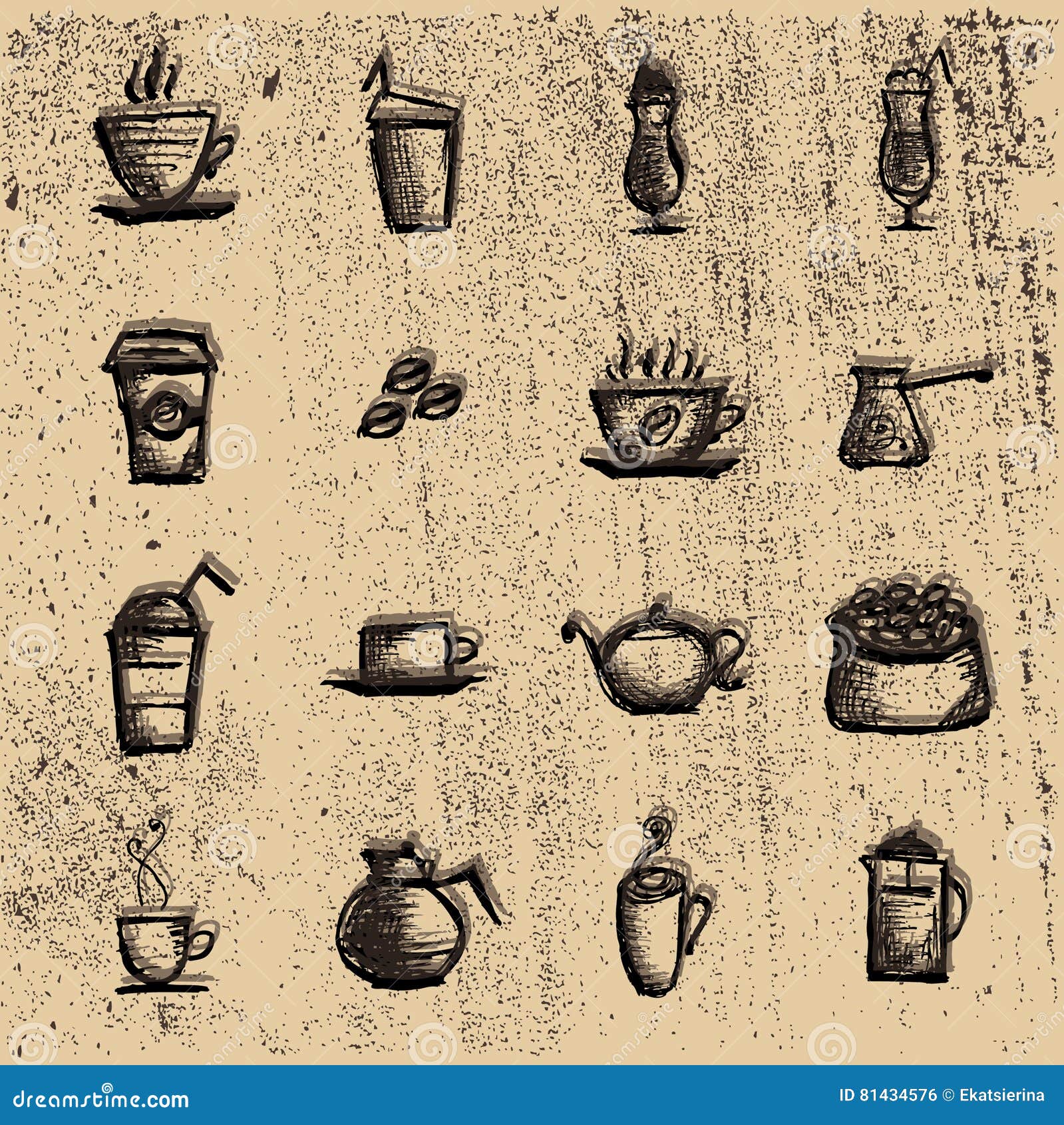 Vector Logos for Restaurants, Coffee, Turk Coffee Stock Vector ...