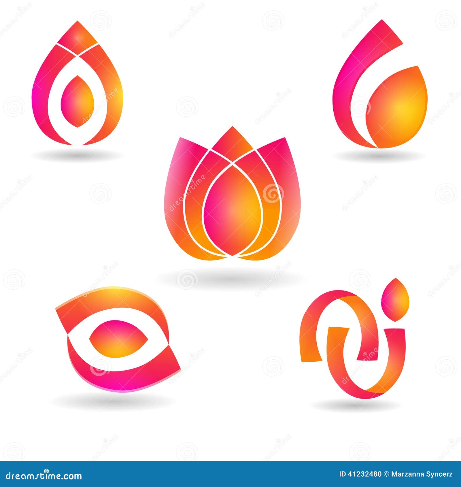 Vector logos stock vector. Illustration of designs, leaf - 41232480