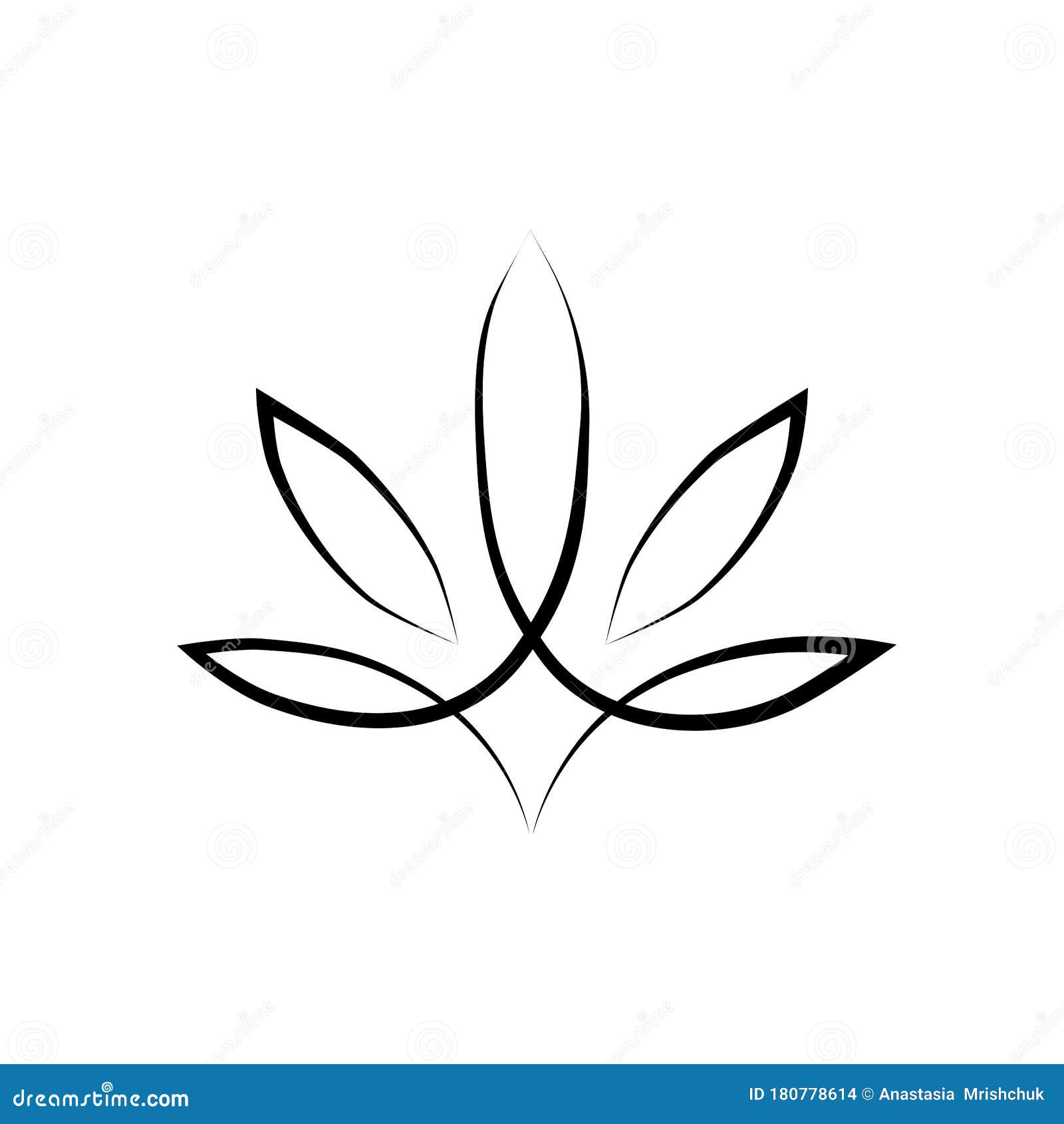 Vector Logos on a White Background Stock Illustration - Illustration of ...