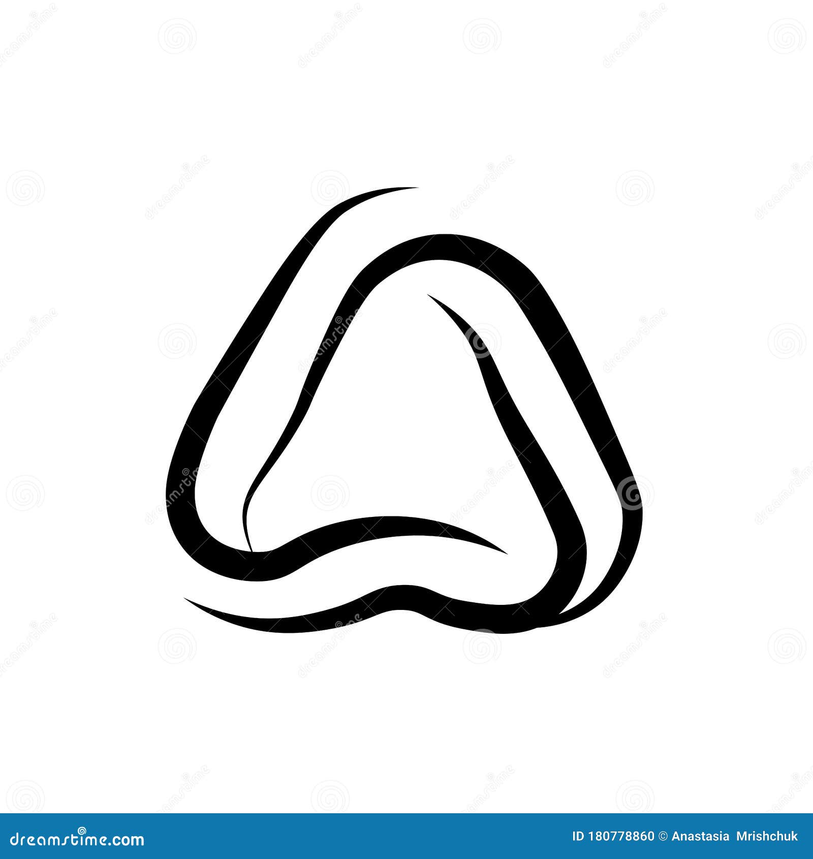 Vector Logos on a White Background Stock Illustration - Illustration of ...