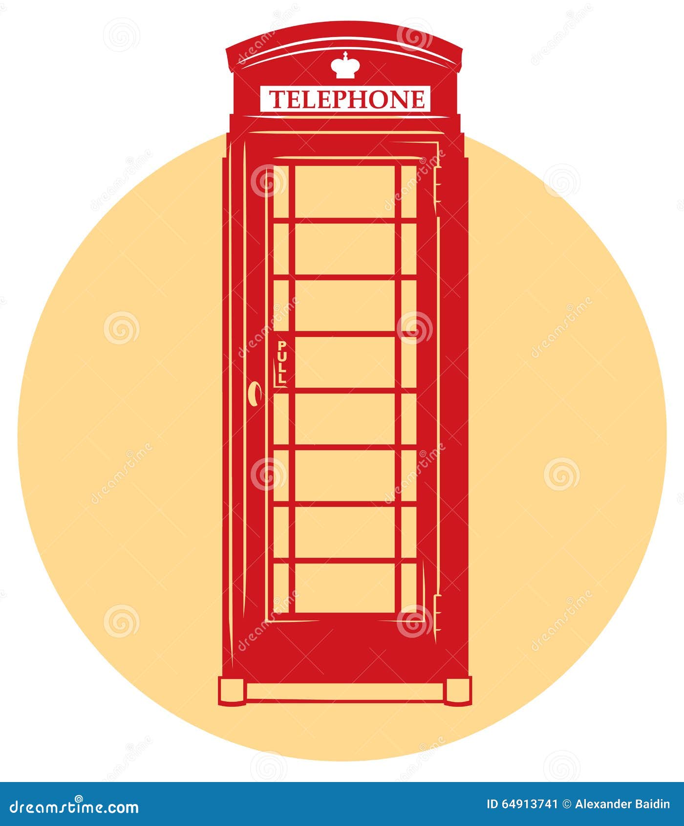 Vector London Telephone Booth Stock Illustration - Illustration of ...