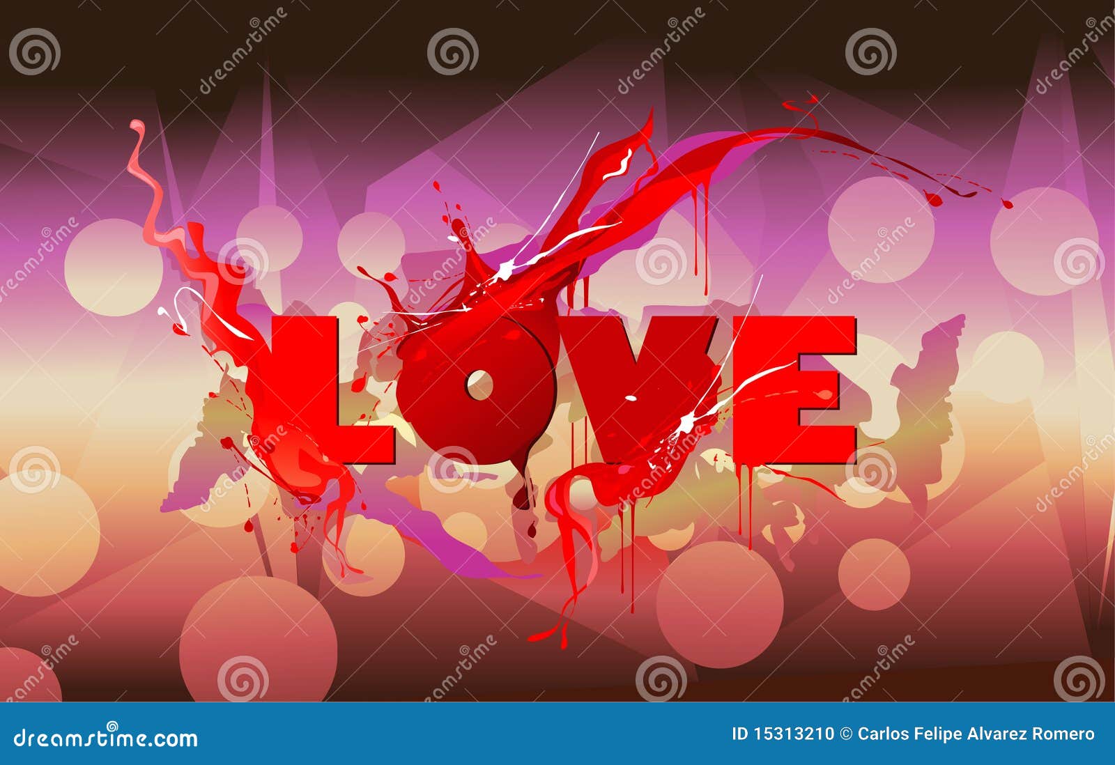 Vector love stock vector. Illustration of valentine, cute - 15313210