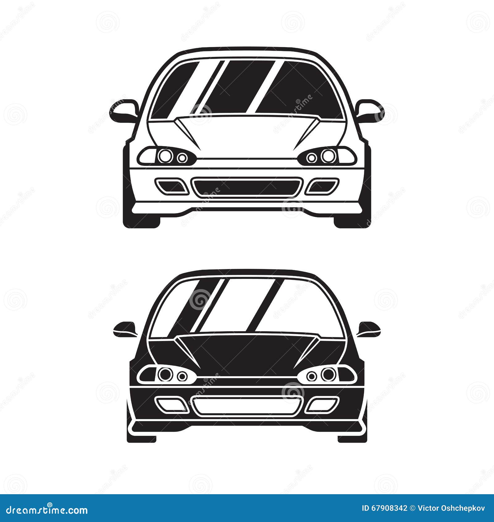 Vector low car stock vector. Illustration of classic - 67908342
