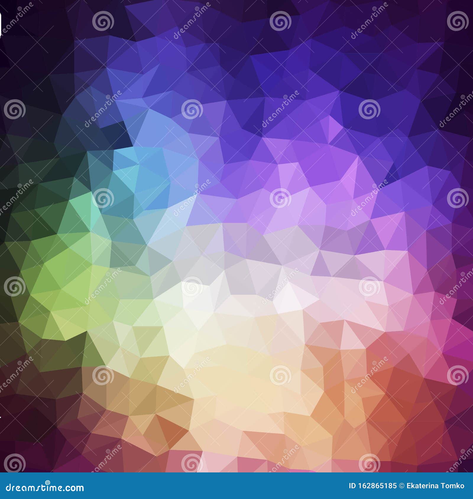 Vector Low Poly Crystal Background. Polygon Design Pattern. Low Poly ...