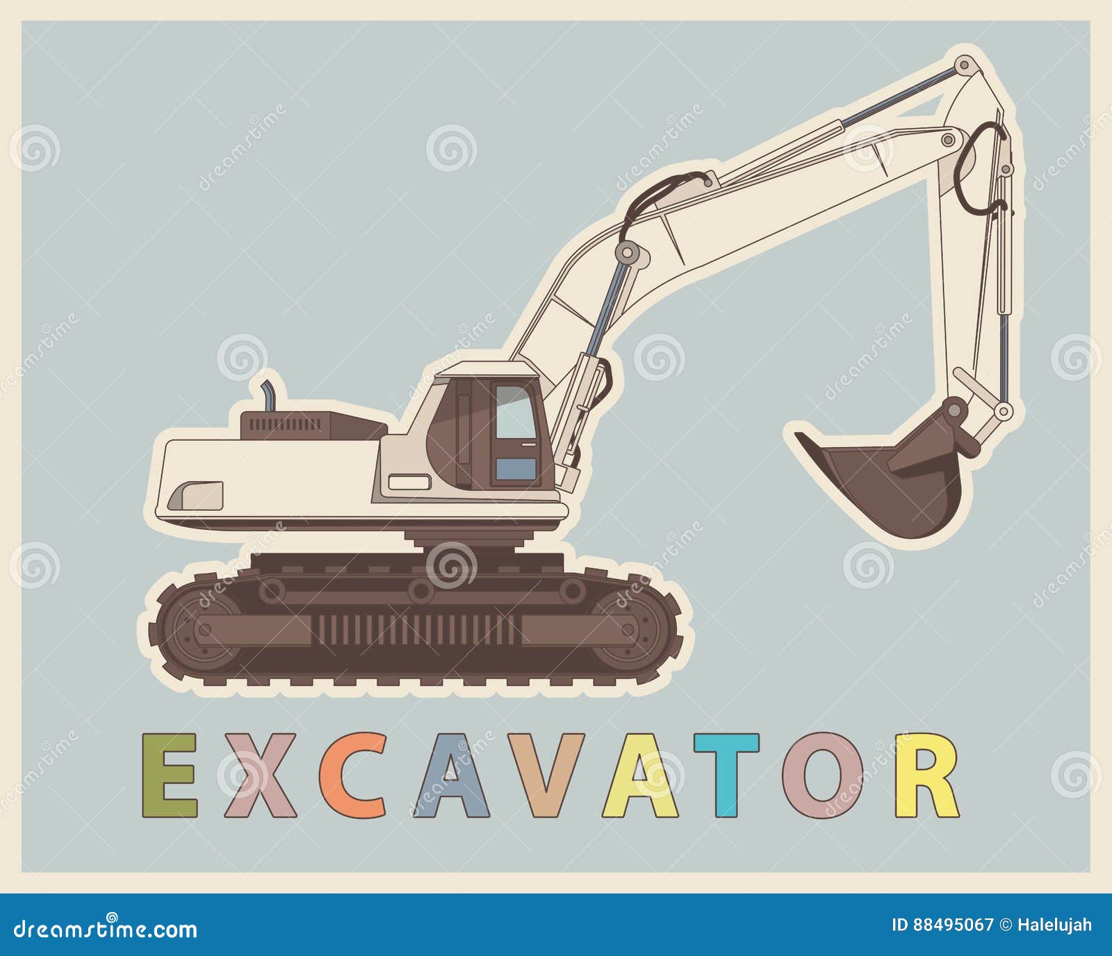 Ditch Digger Stock Illustration | CartoonDealer.com #2815012