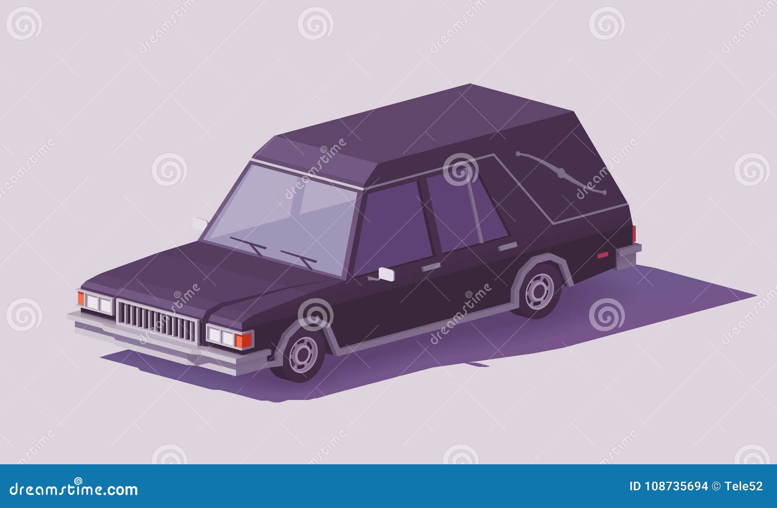 Hearse. Vector Illustration | CartoonDealer.com #196005850