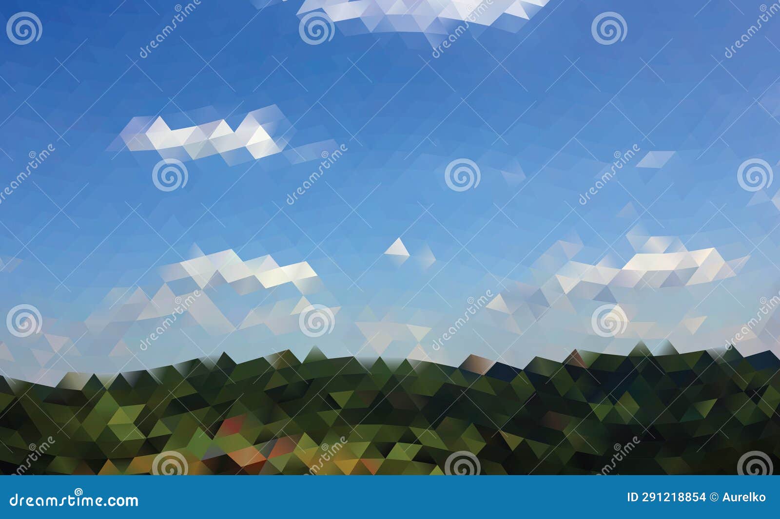 Triangle land 3490 stock vector. Illustration of lowpoly - 291218854