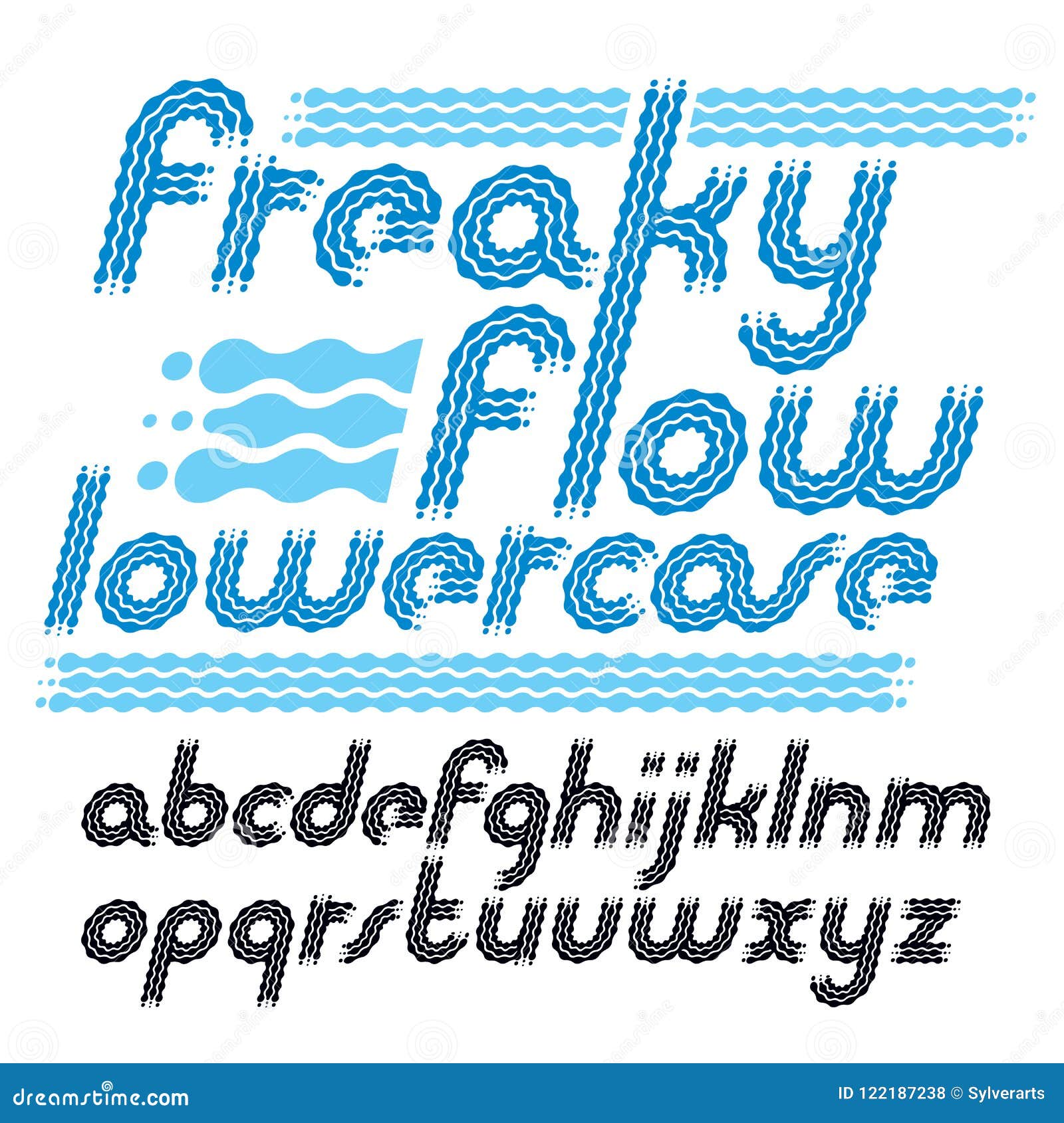 Vector With Set Lowercase Letters, Punctuation Marks, Which Are ...