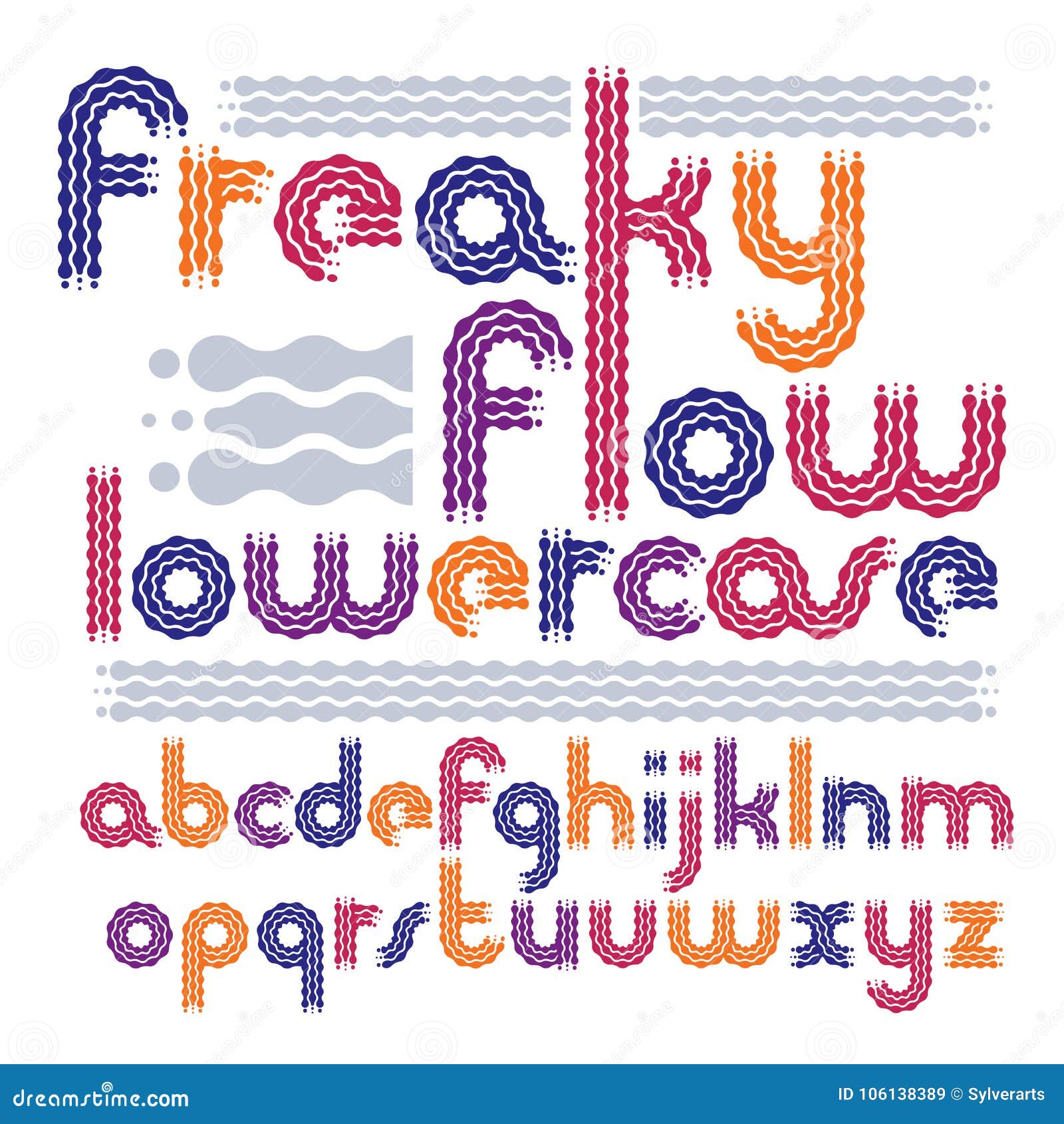 Vector Lowercase Modern Pop Alphabet Letters Set. Rounded Bold R Stock ...