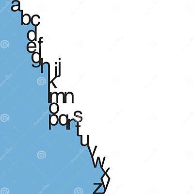 Vector Lowercase Typography Stock Vector - Illustration of background ...