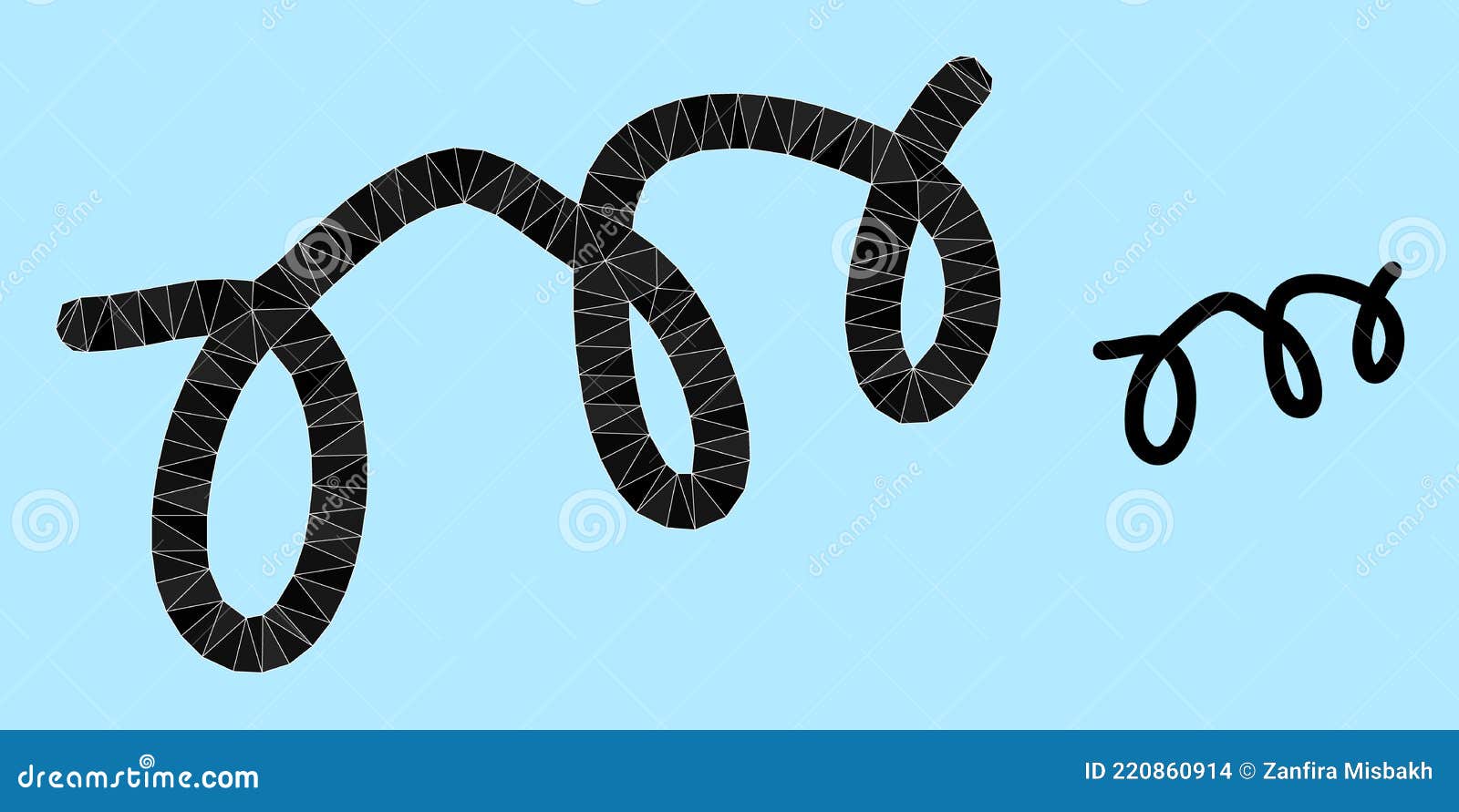 Vector Lowpoly Spiral Microbe Icon Stock Vector - Illustration of ... Vector Lowpoly Spiral Microbe Icon Stock Vector - Illustration of ...