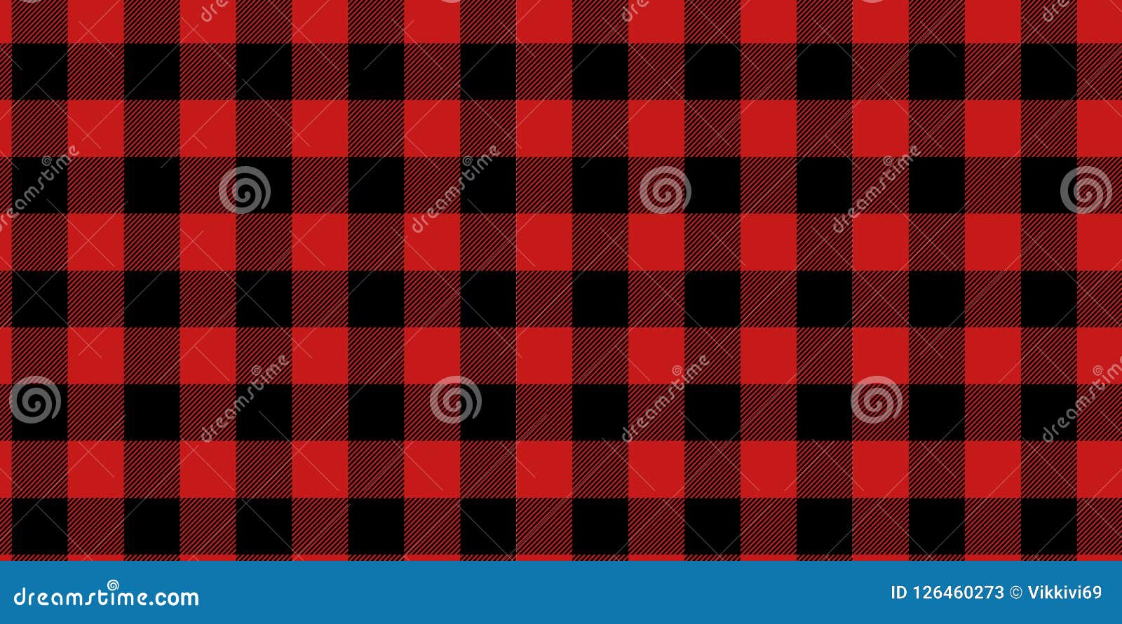 Vector Lumberjack Plaid Pattern. Alternating Dark Red and White Squares ...