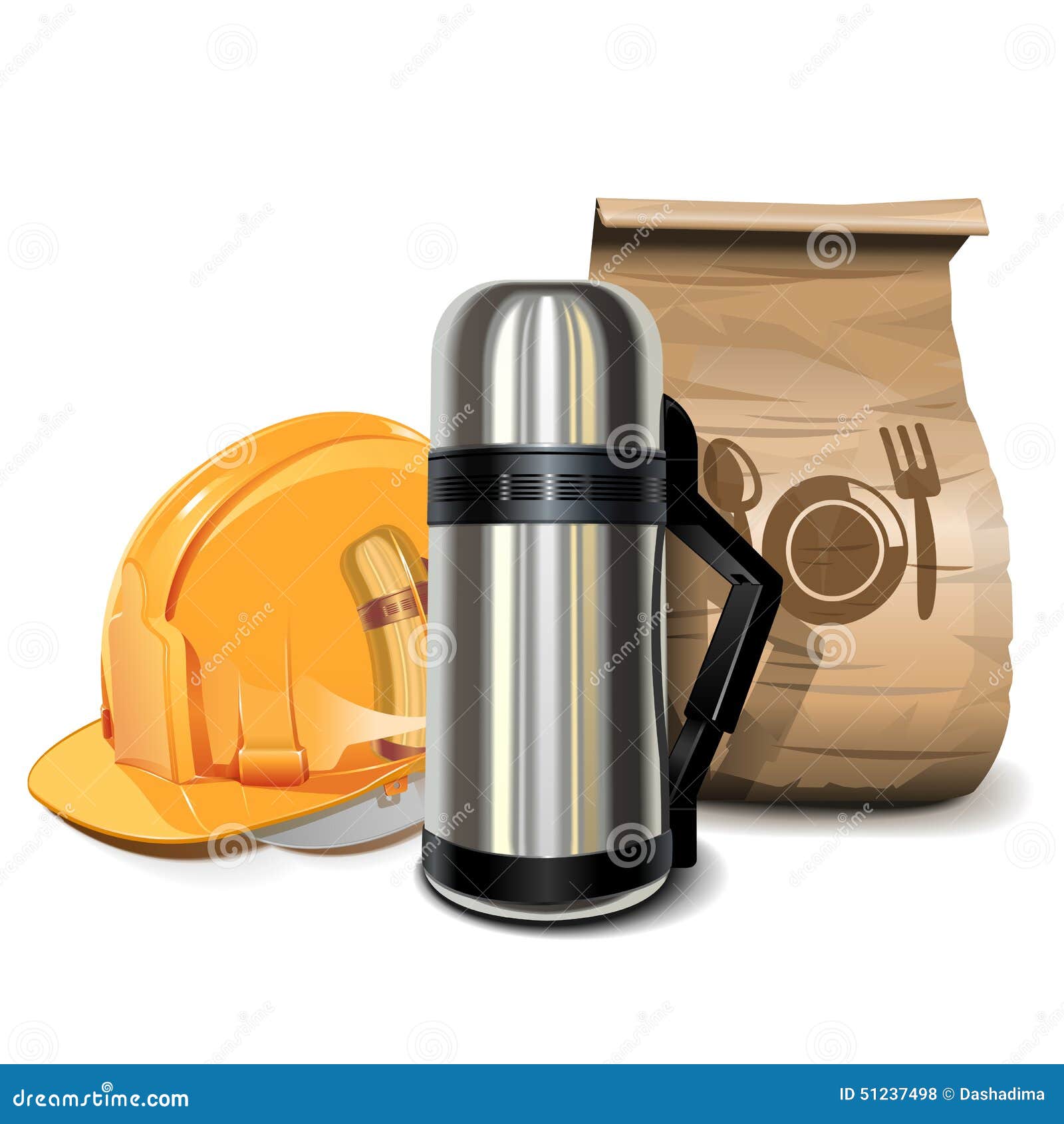 Lunch Break Vector Icon In 6 Different Modern Styles. Black, Two ...