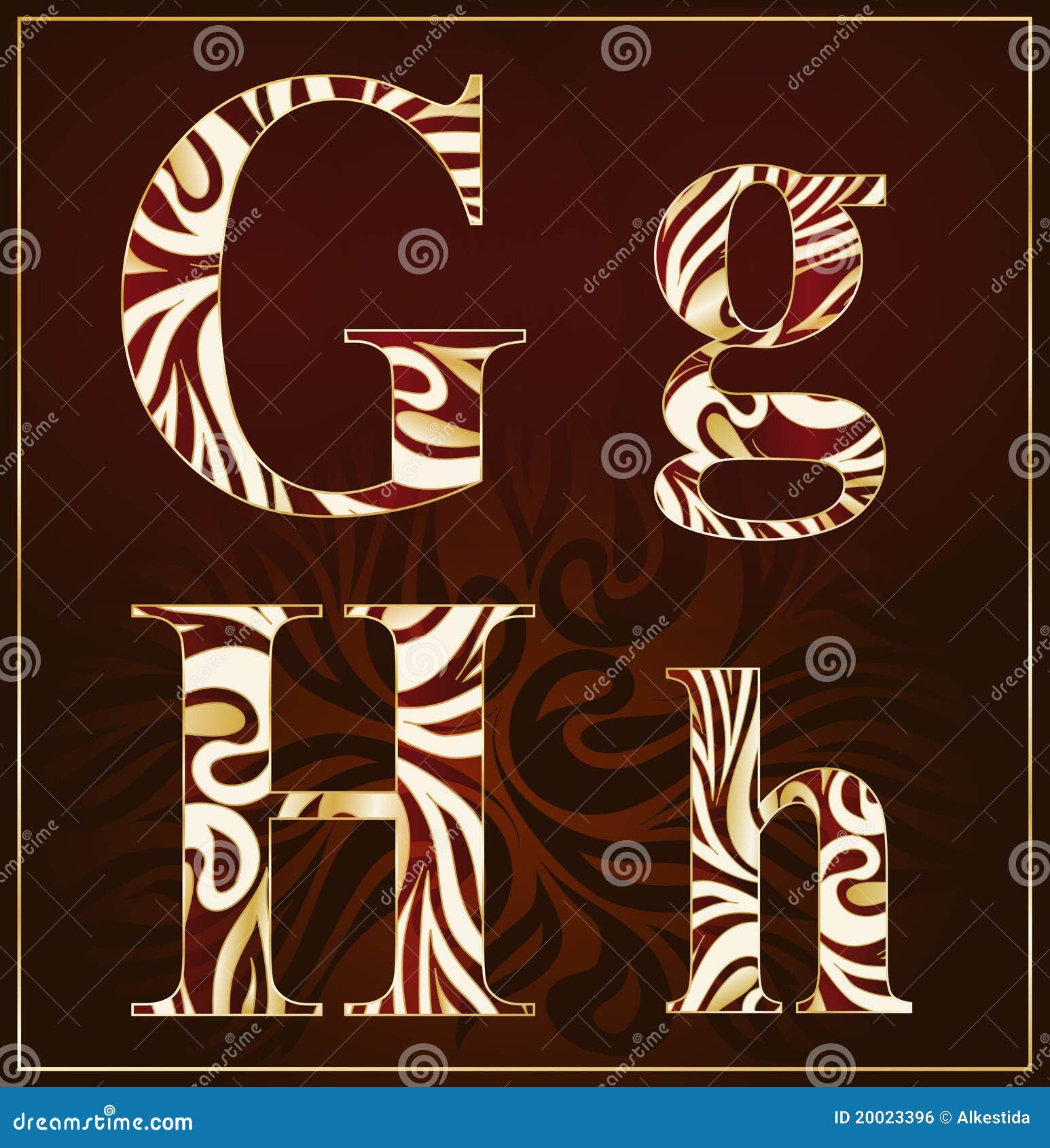 Letter G Alphabetical Order Stock Illustrations – 12 Letter G ...