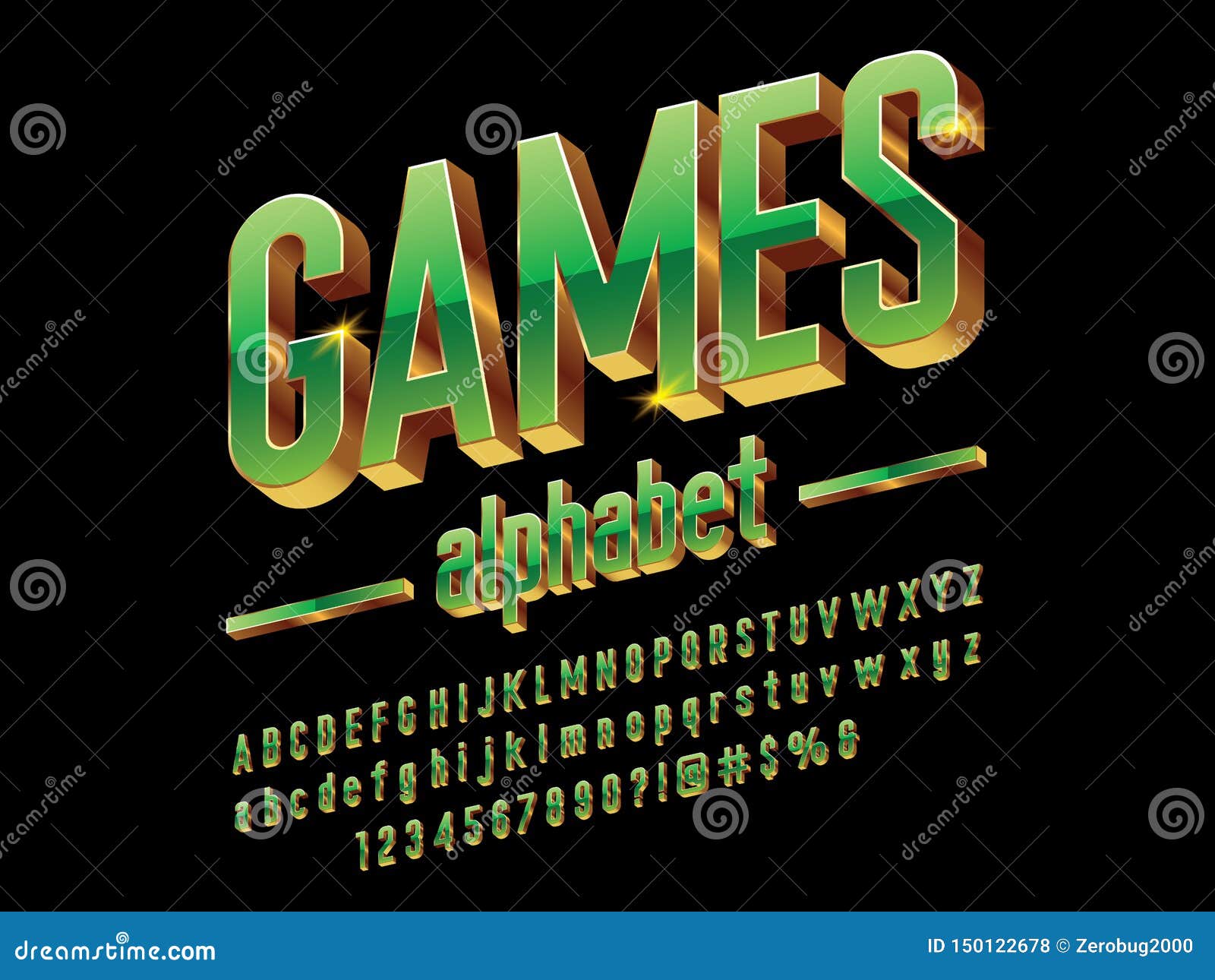 Glossy font stock vector. Illustration of text, font - 150122678