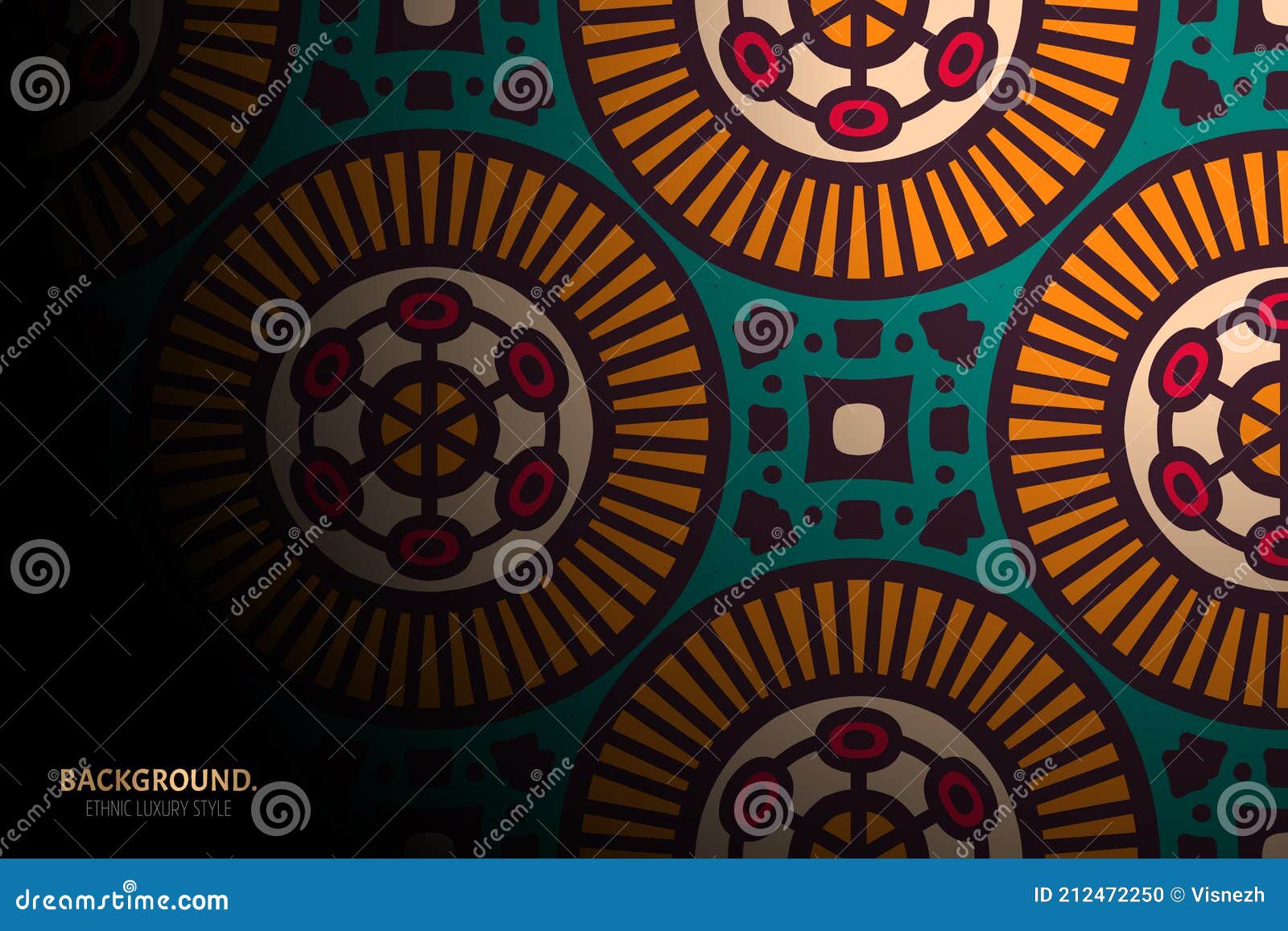 Vector Luxury Islamic Background with Mandala Stock Vector ...