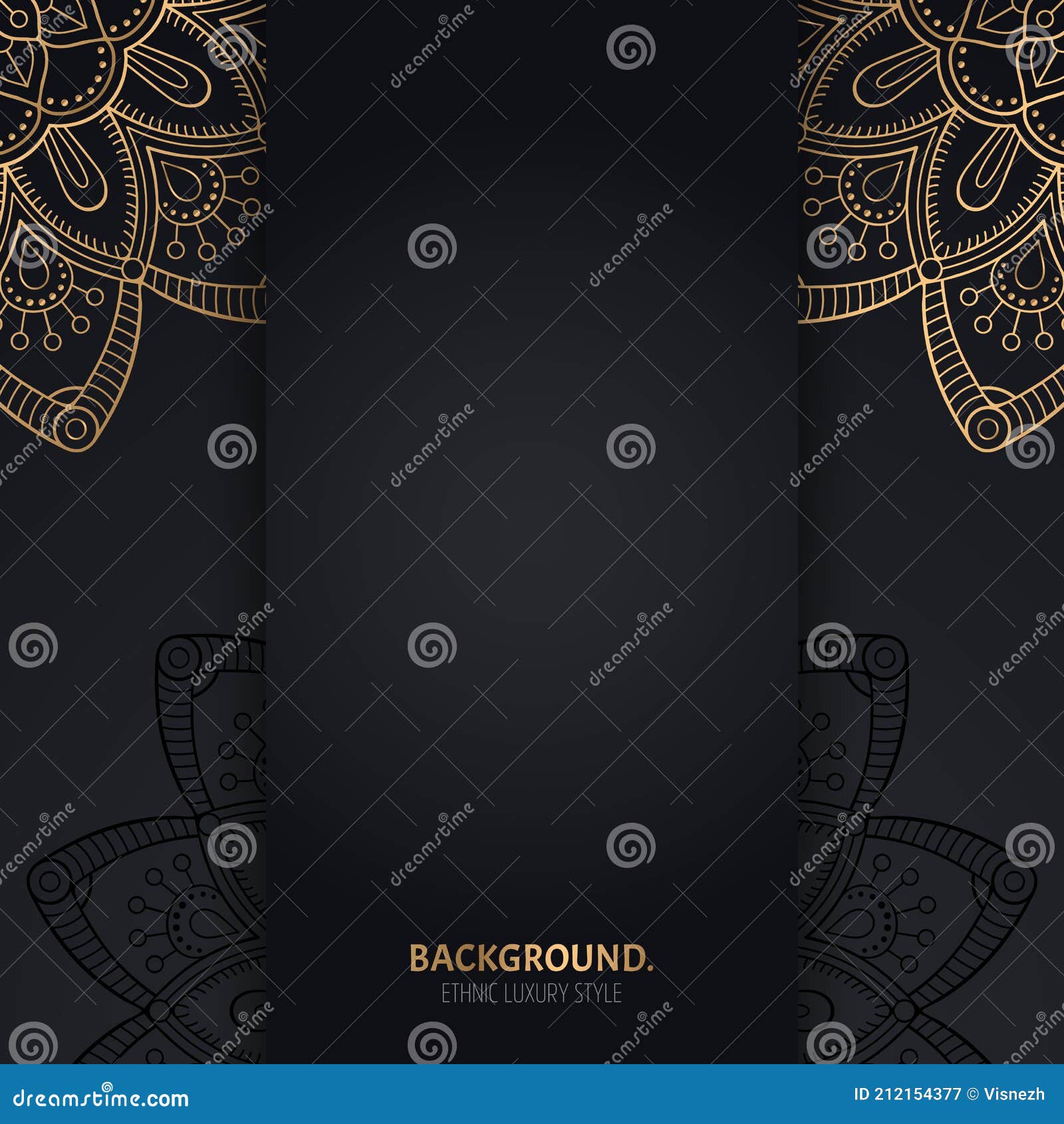 Vector Luxury Islamic Background with Mandala Stock Vector ...