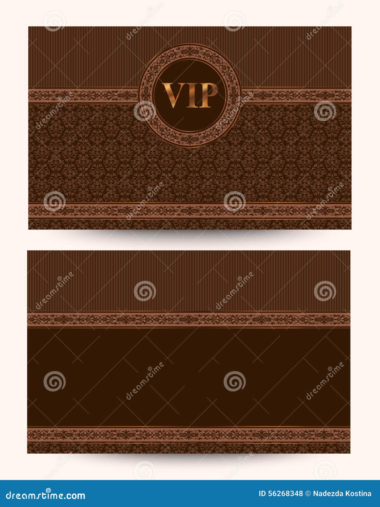 Vector Luxury VIP Business Card Stock Vector - Illustration of classic ...