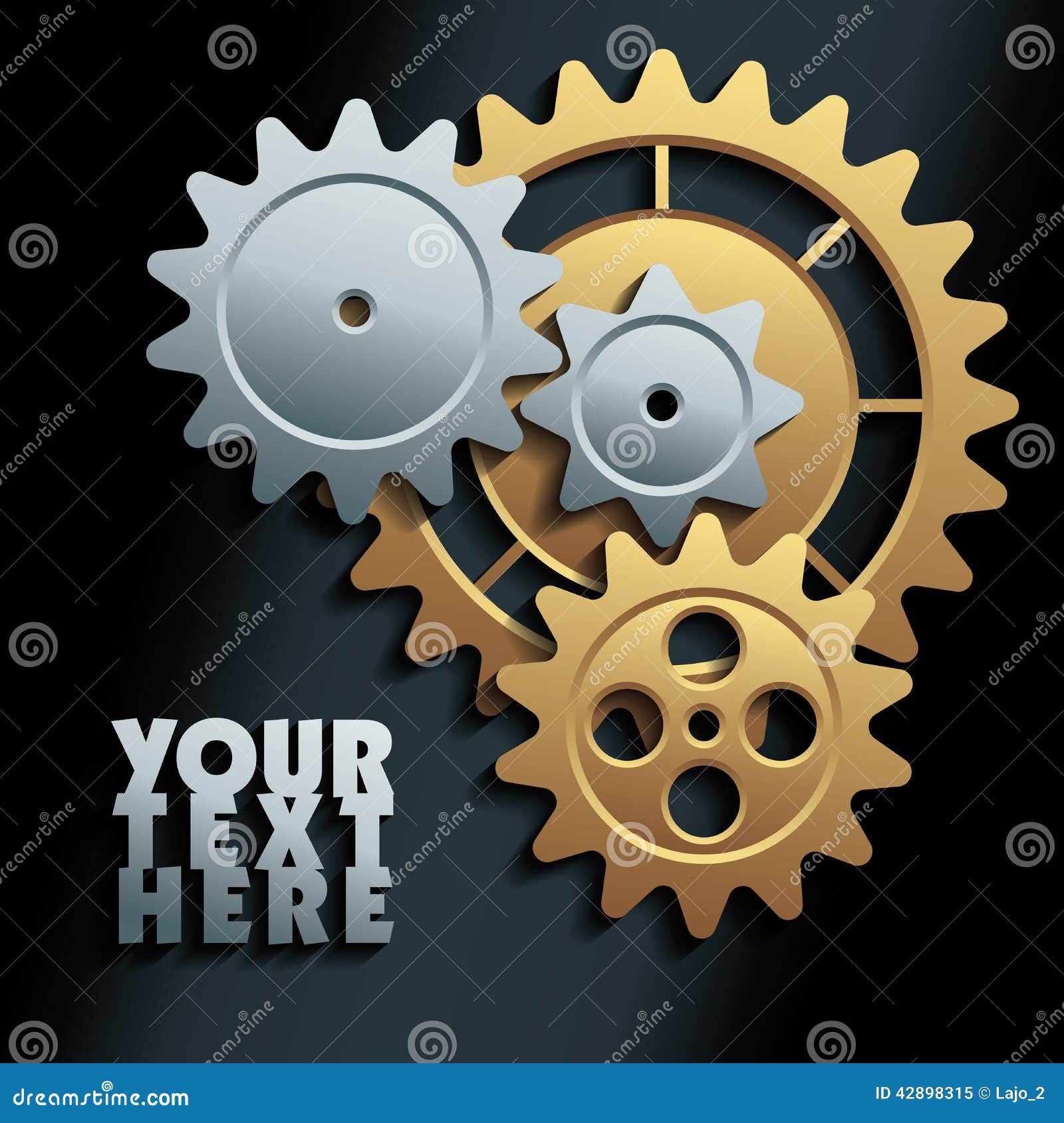 Vector Machine Gears Background Stock Vector - Illustration of machine ...
