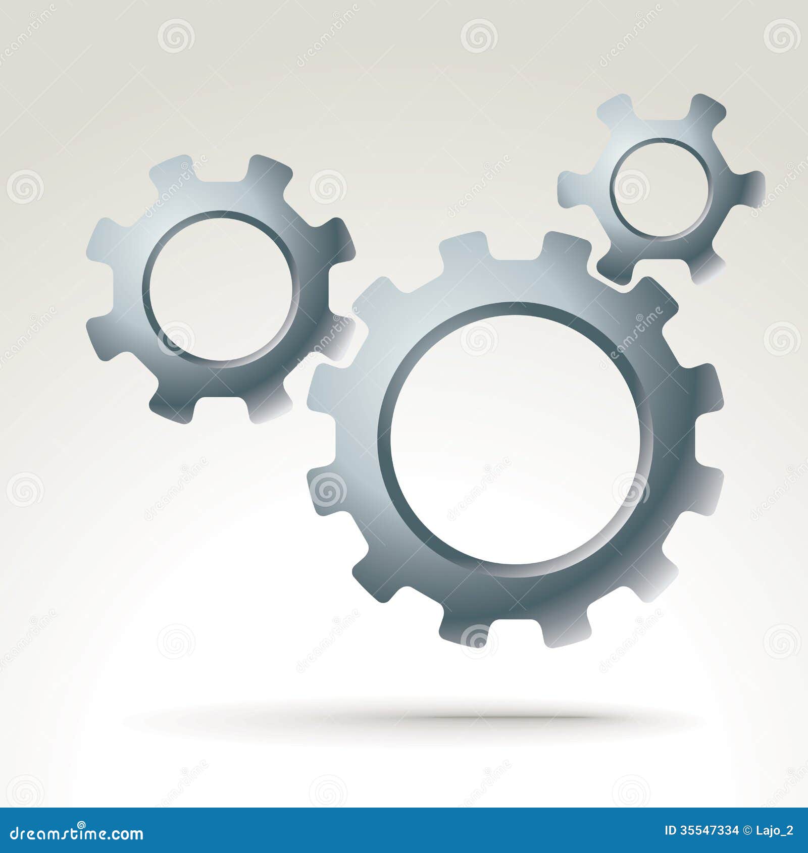 Vector machine gears stock vector. Illustration of graphic - 35547334