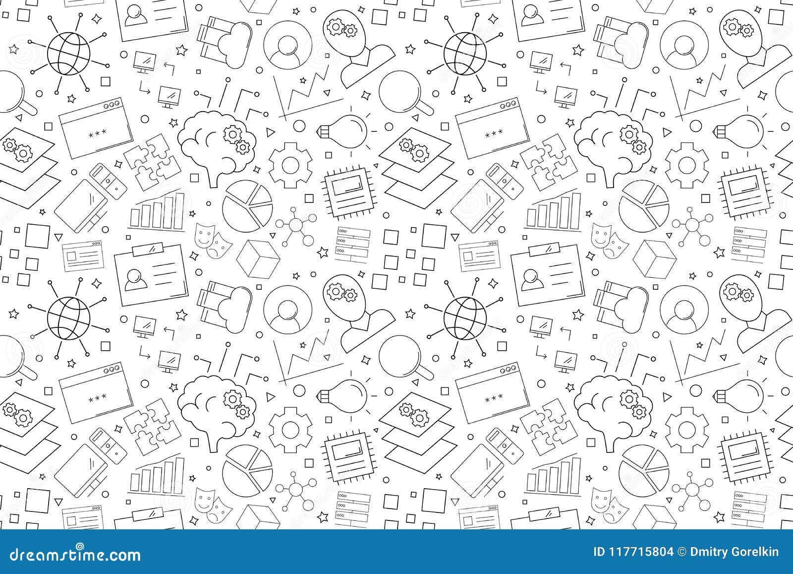 Vector Machine Learning Pattern with Word Stock Vector - Illustration ... Vector Machine Learning Pattern with Word Stock Vector - Illustration ...