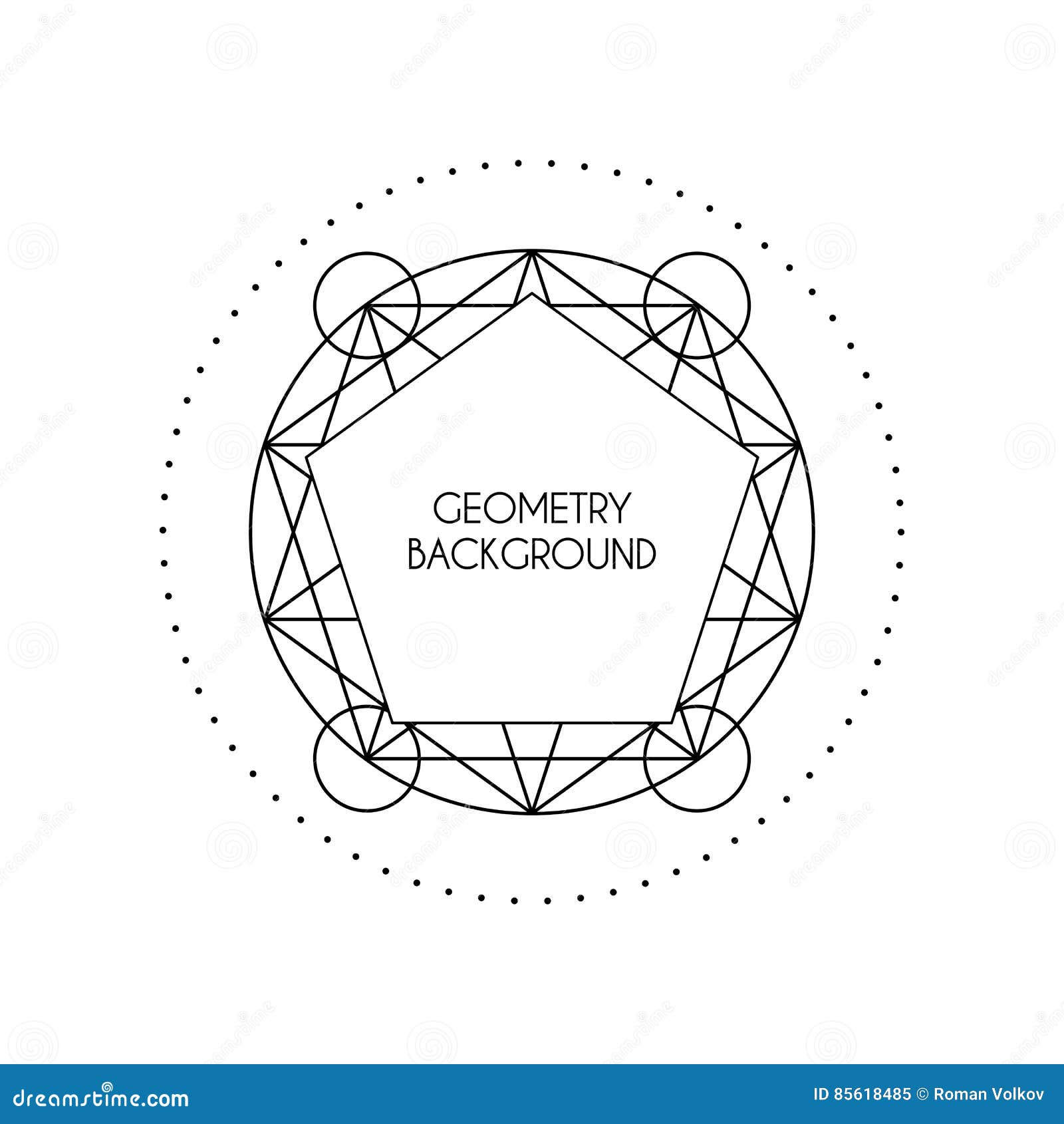 Vector Magic Geometry Background Stock Vector - Illustration of ancient ...