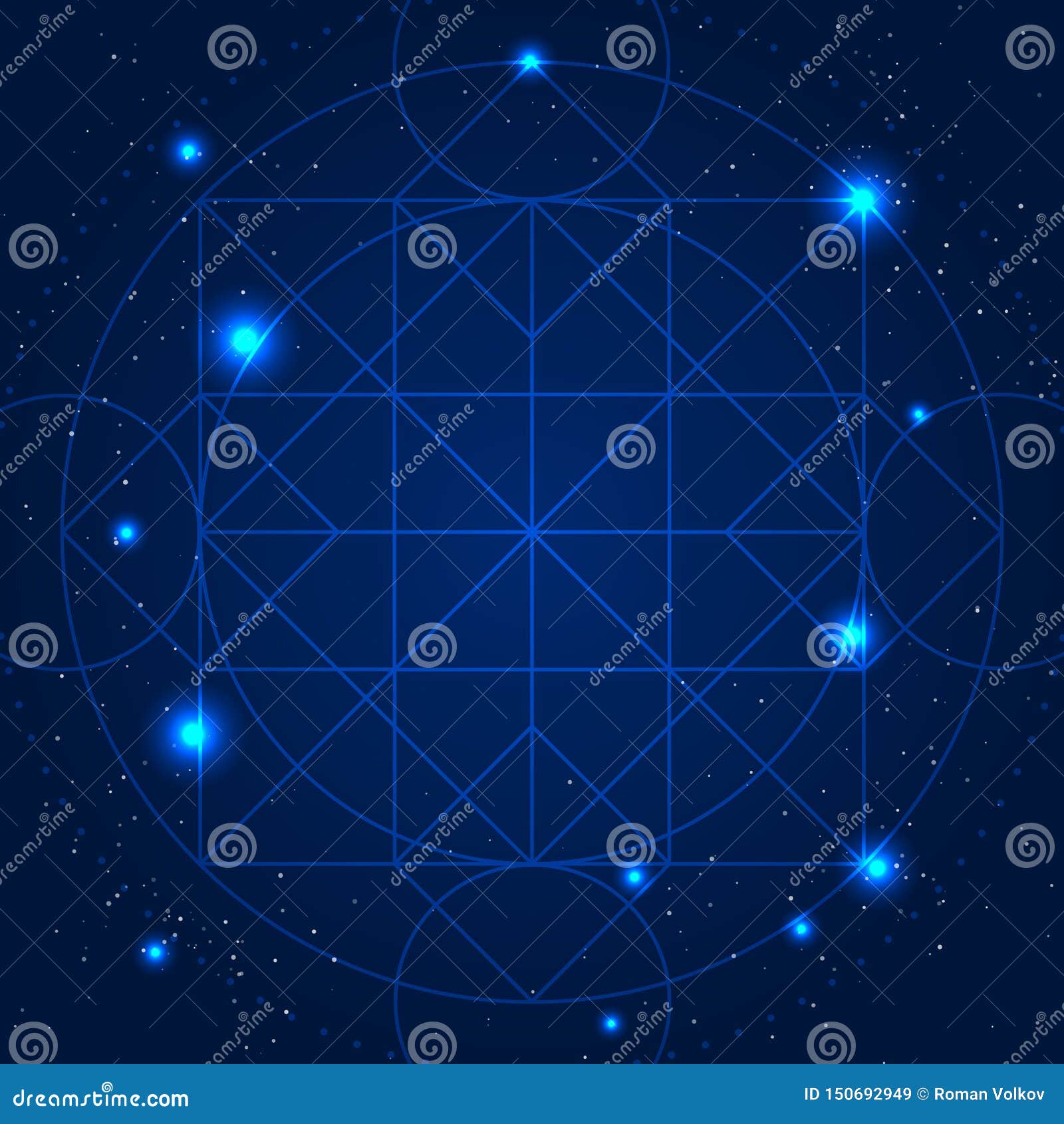 Vector Magic Geometry Sign stock vector. Illustration of design - 150692949