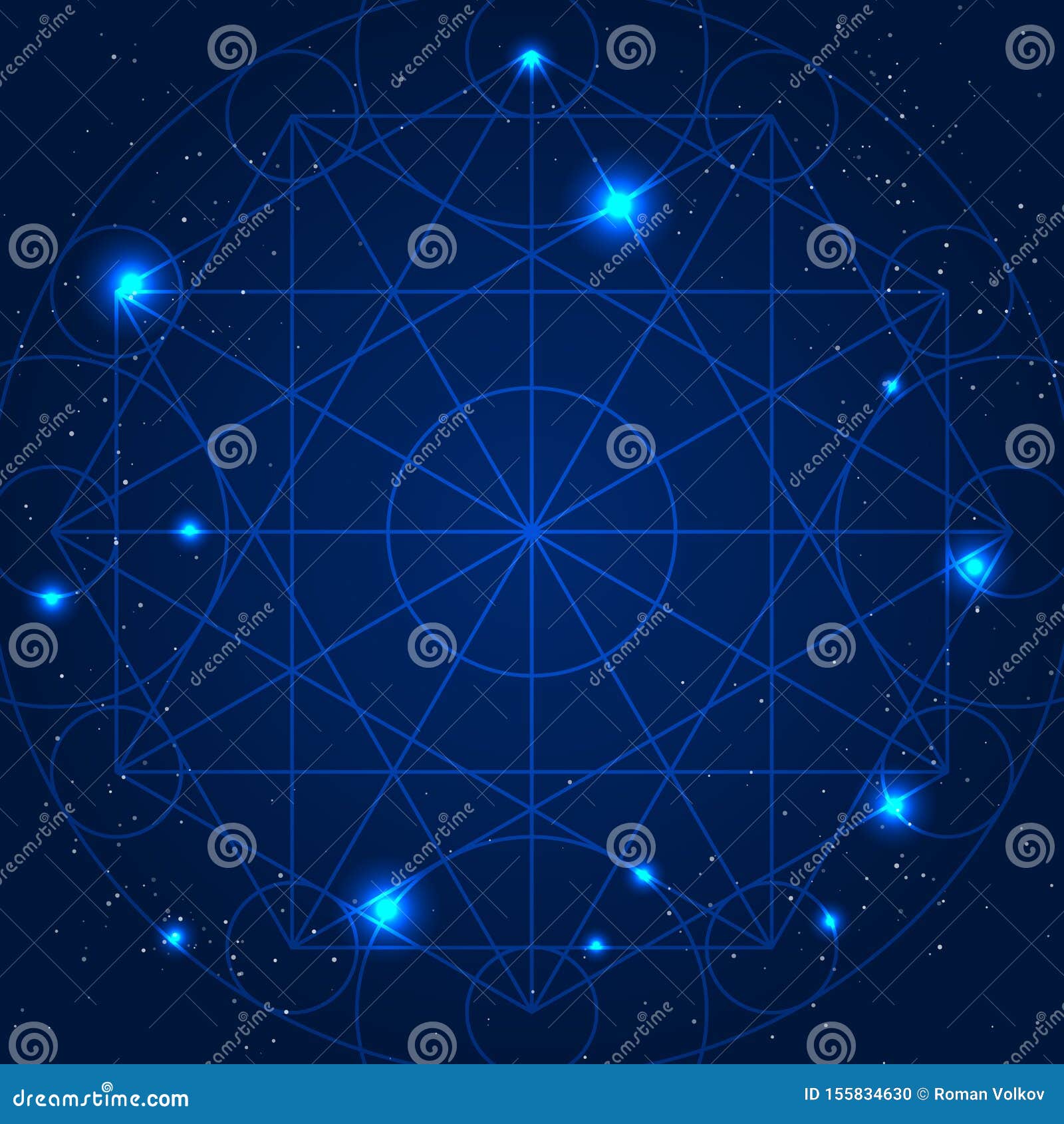 Vector Magic Geometry Sign stock vector. Illustration of freemasonry ...