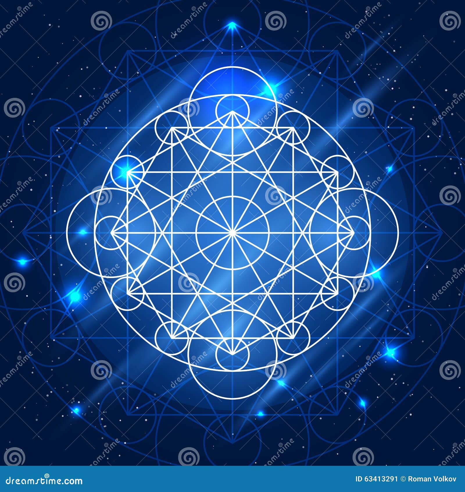 Vector Magic Geometry Sign stock vector. Illustration of masonic - 63413291