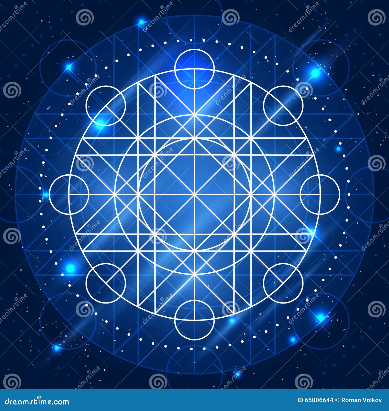 Vector Magic Geometry Sign stock vector. Illustration of pattern - 65006644