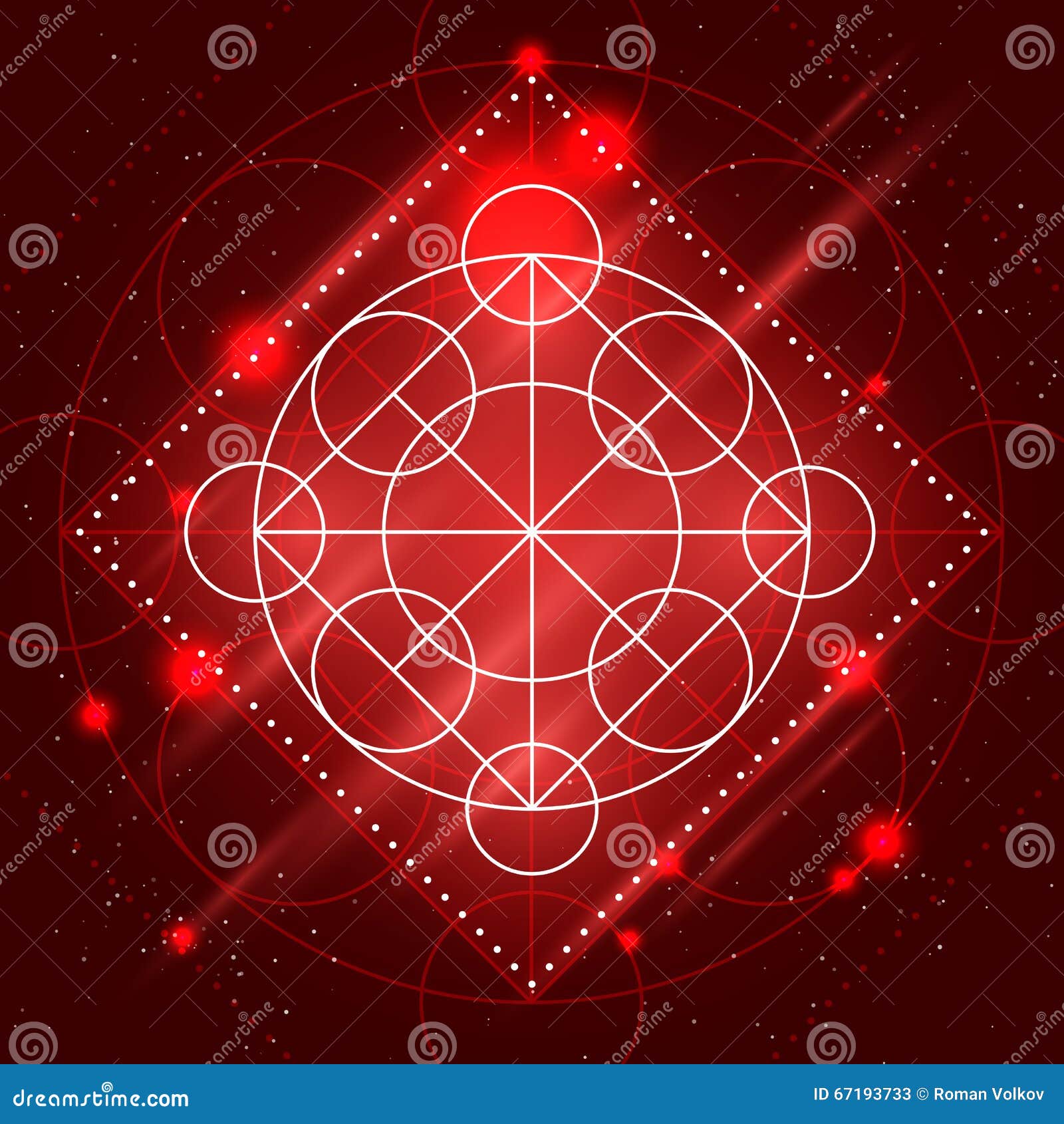 Vector Magic Geometry Sign stock vector. Illustration of cosmic - 67193733